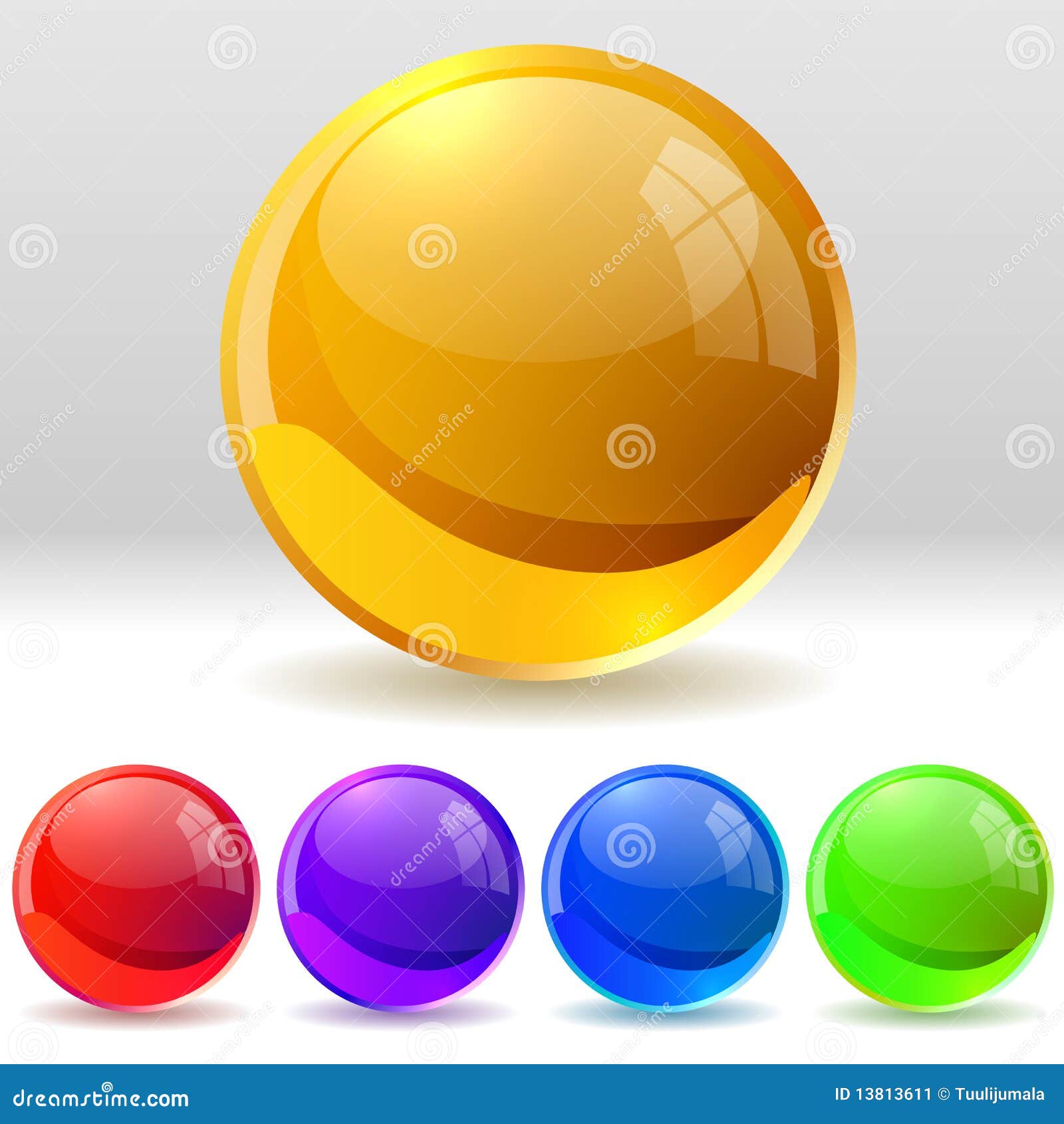 Glossy balls stock vector. Illustration of eps10, computer - 13813611
