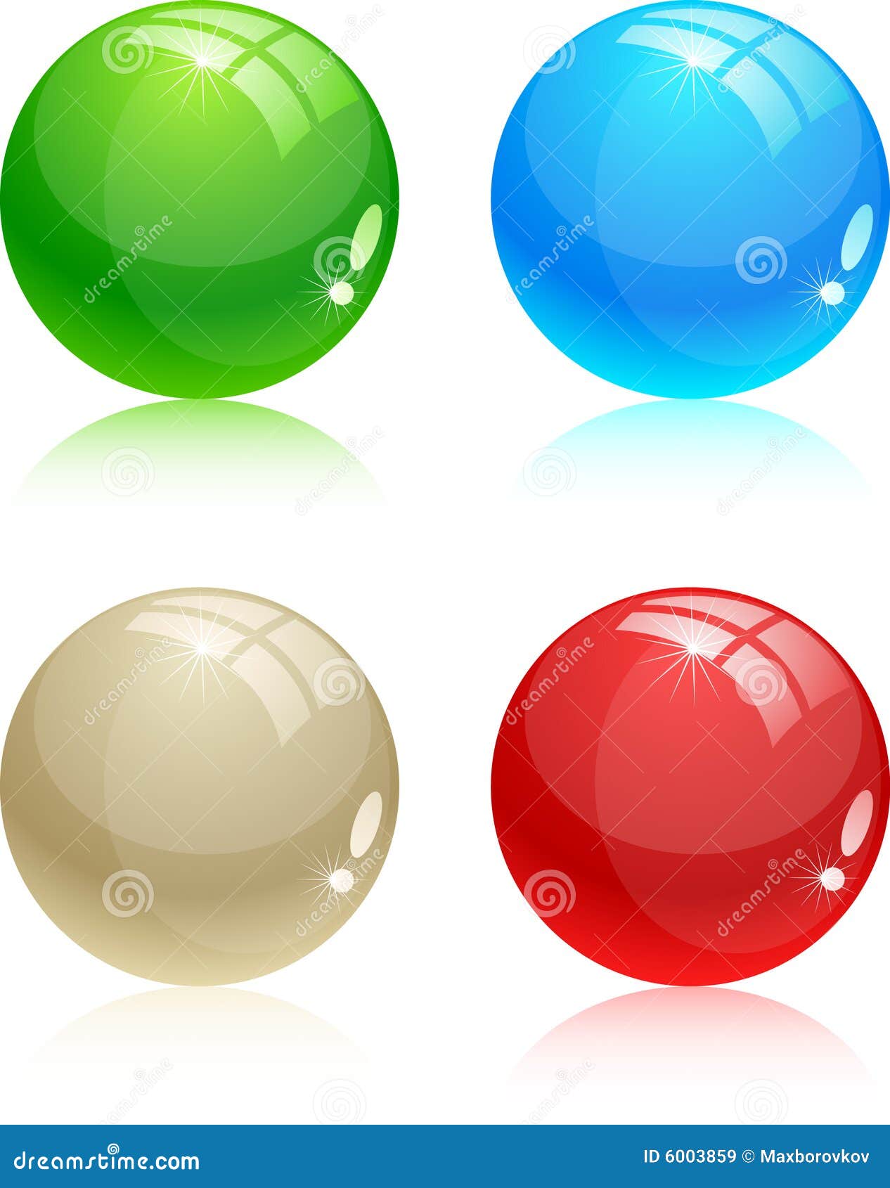Glossy balls. stock vector. Illustration of navigation - 6003859