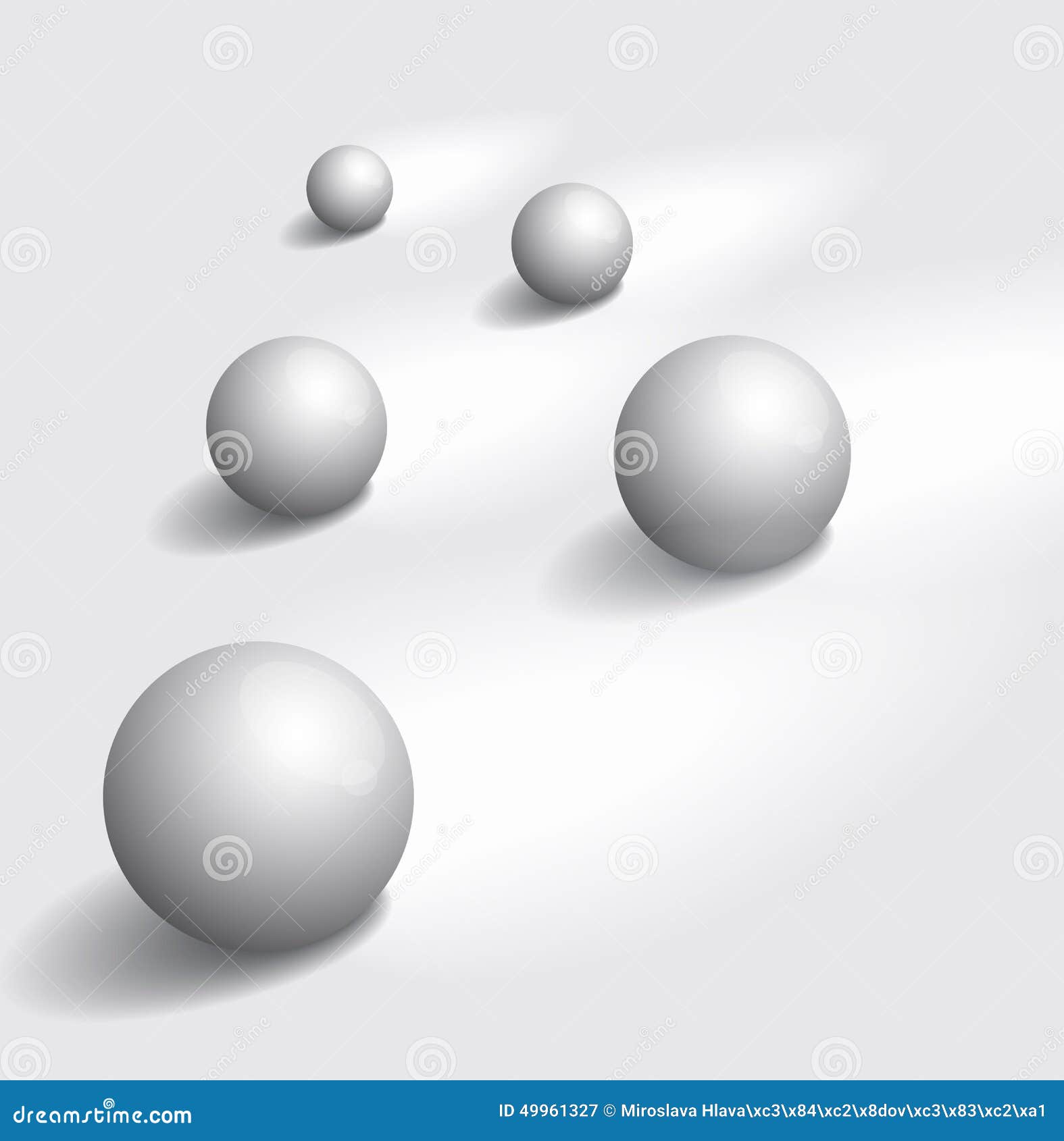 Glossy balls stock vector. Illustration of button, plastic - 49961327