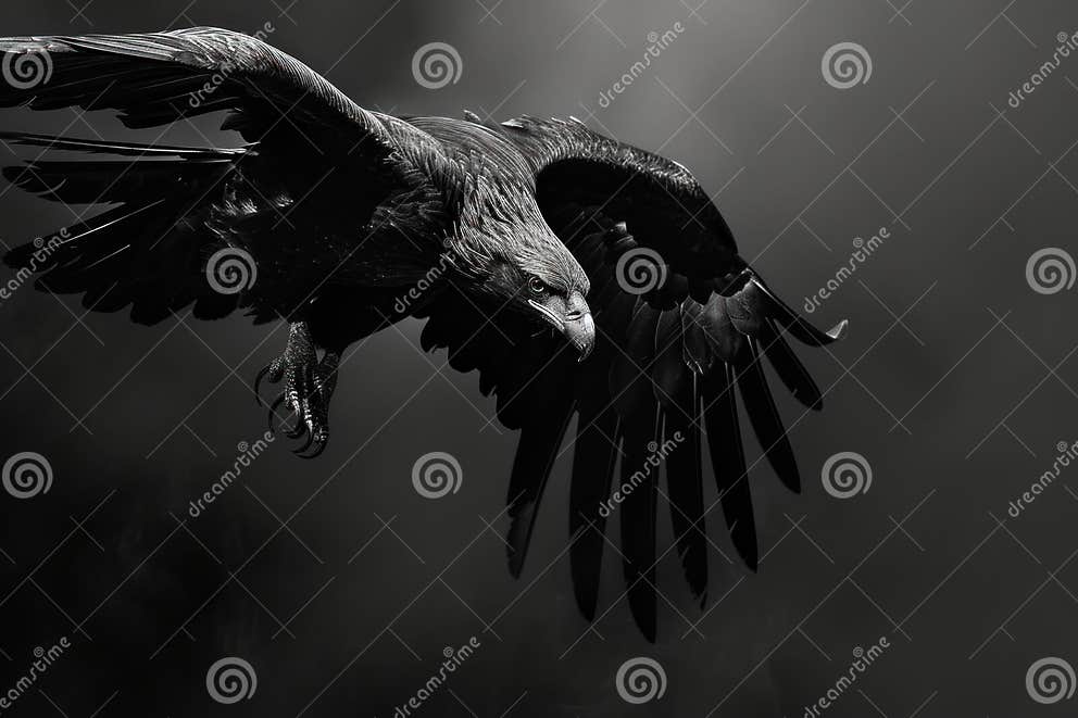 Glossy Black Eagle Bird Sparkles. Generate Ai Stock Image - Image of ... Glossy Black Eagle Bird Sparkles. Generate Ai Stock Image - Image of ...