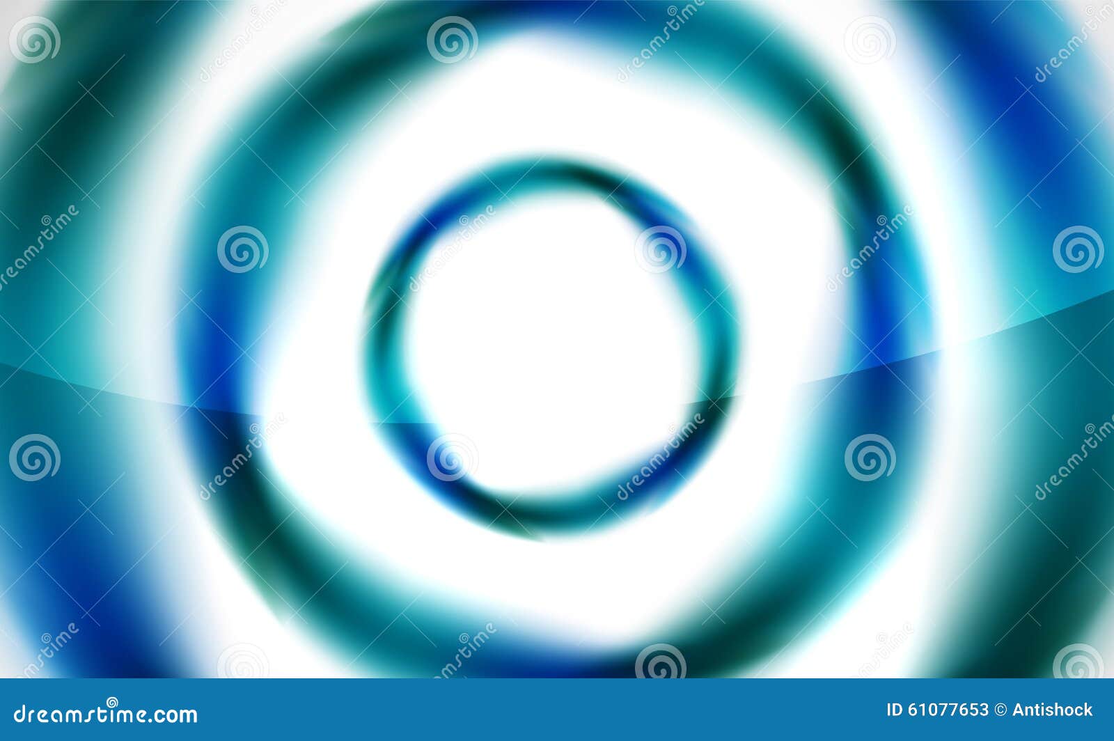 Glossy Blurred Swirl Circle Shapes Abstract Stock Vector - Illustration ...