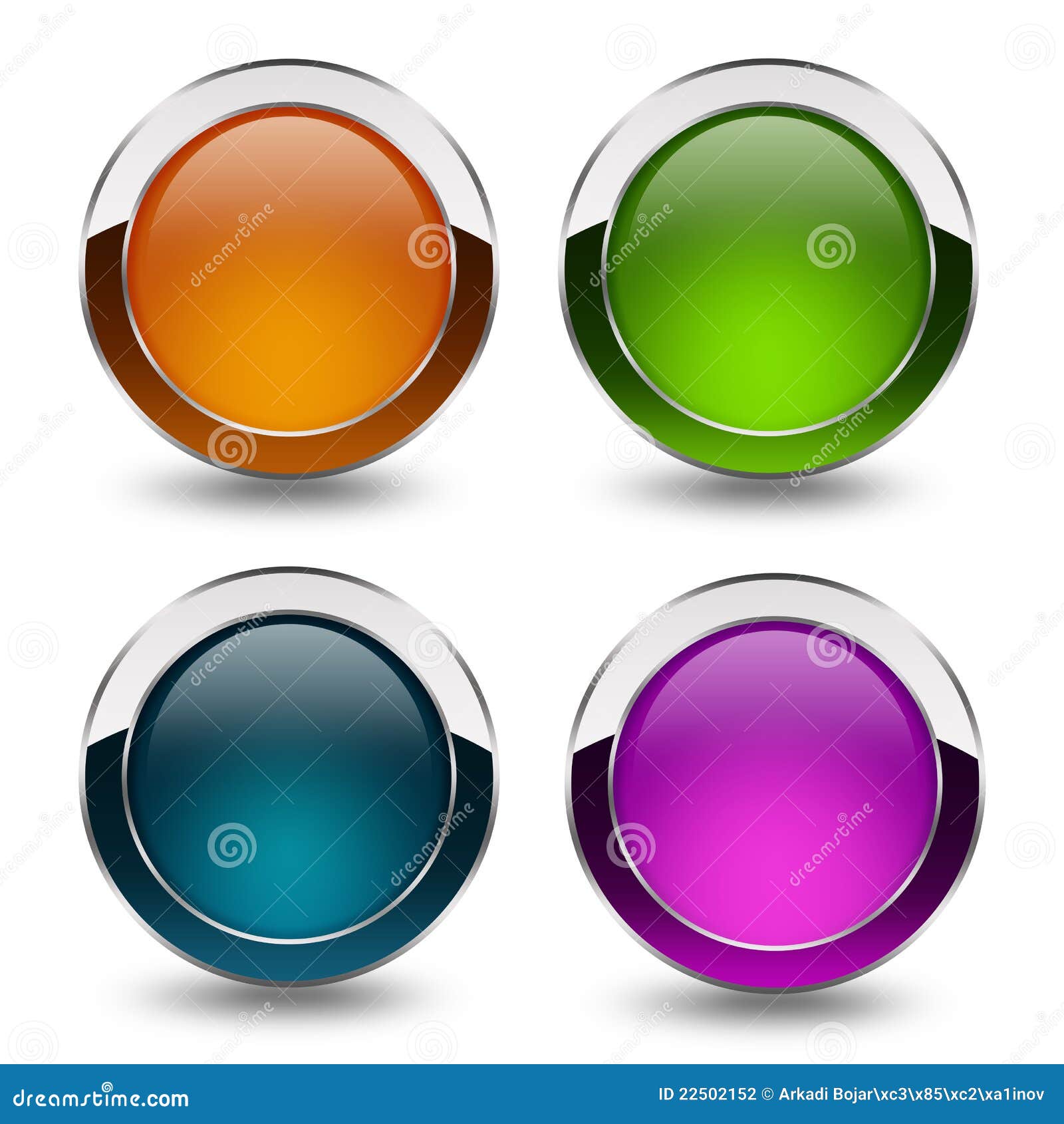 Glossy button stock illustration. Illustration of glass - 22502152