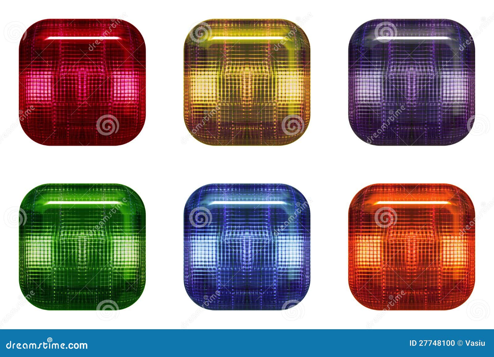 Glossy button set. stock illustration. Illustration of isolated - 27748100