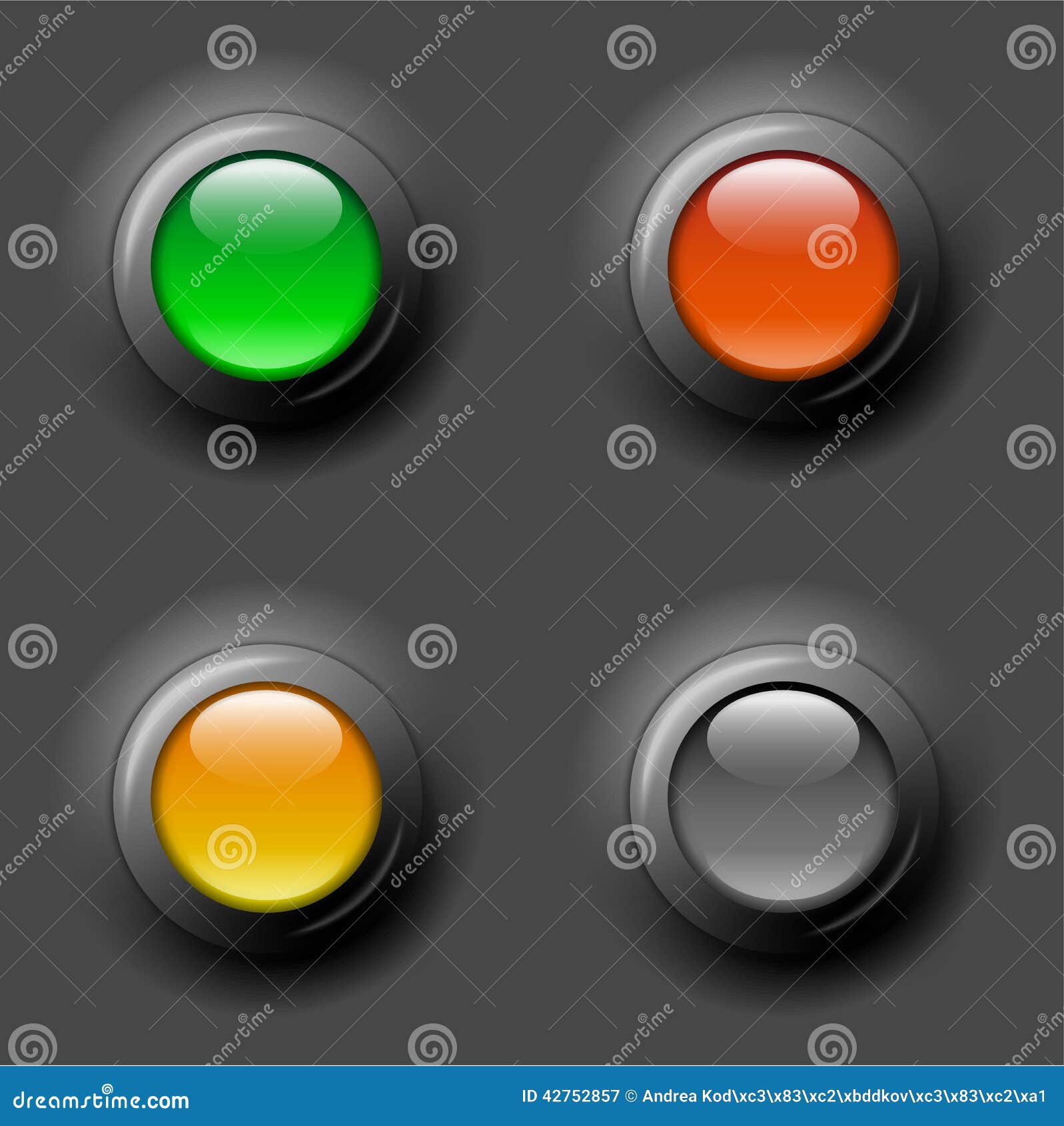 Buttons Of Enable And Switch Off Toggles Of Ui Switcher In Interface Bar Slider Of Active Or