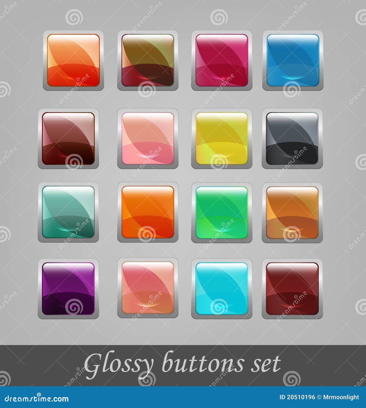 Glossy buttons set stock vector. Illustration of grey - 20510196 Glossy buttons set stock vector. Illustration of grey - 20510196