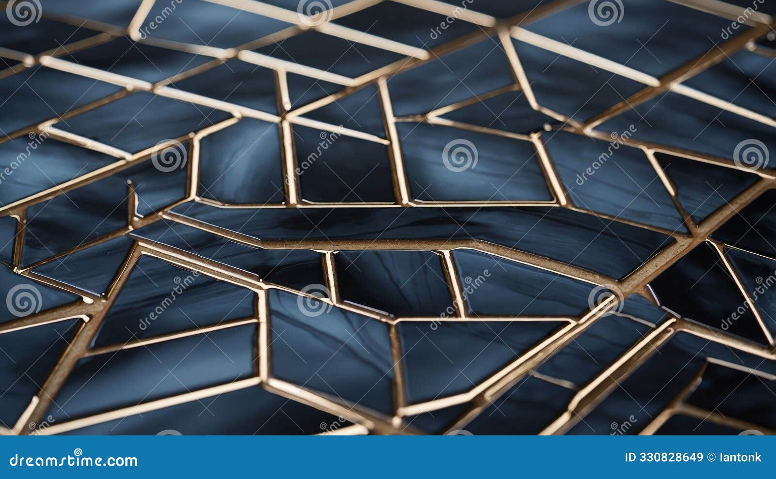 Glossy Ceramic Tile Surface with Reflective Finish and Geometric ...