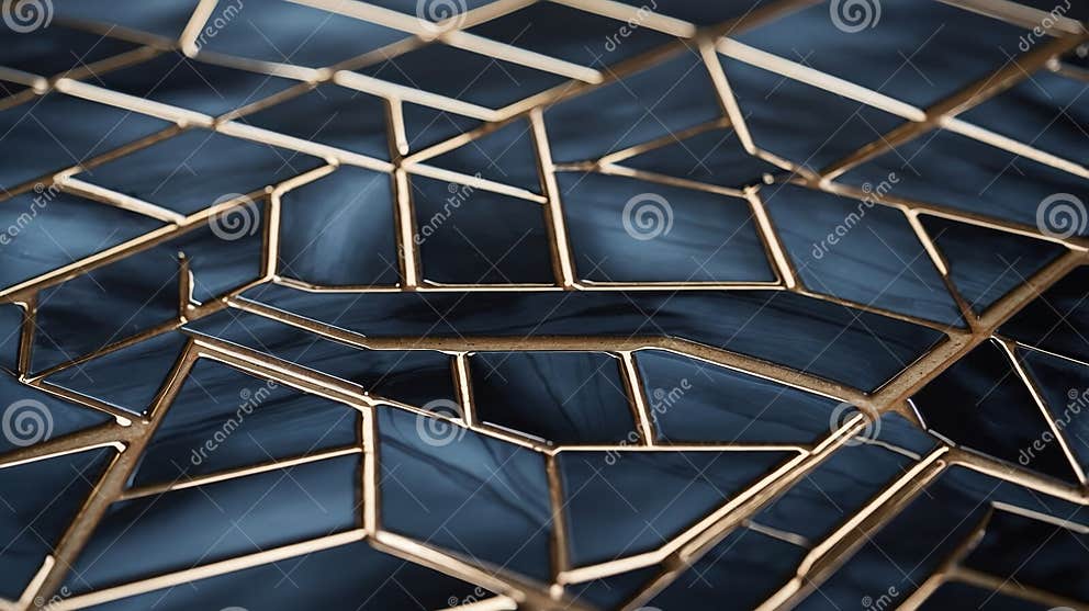 Glossy Ceramic Tile Surface with Reflective Finish and Geometric ...