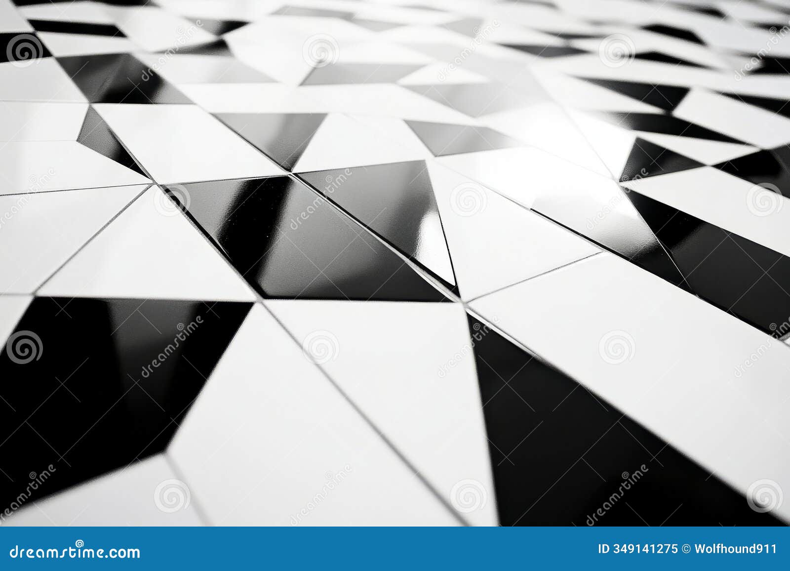 Glossy Ceramic Tile Texture, Smooth and Reflective with Bold Geometric ...