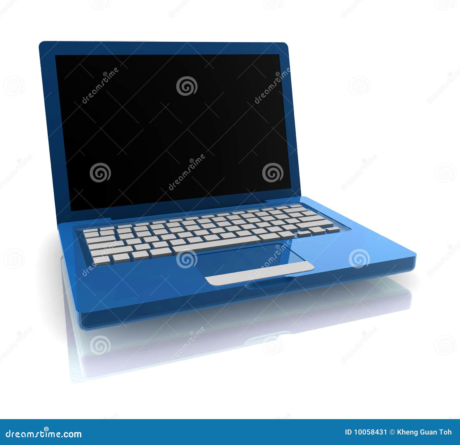 Glossy colorful notebook stock illustration. Illustration of keyboard ...