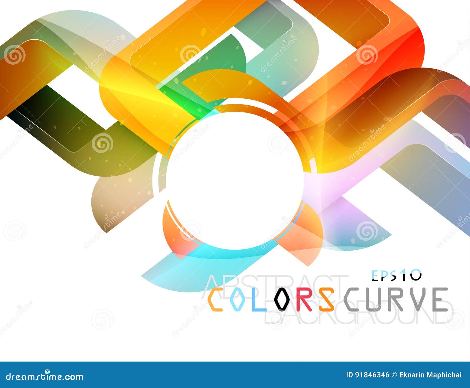 Glossy curve colors scene stock vector. Illustration of white - 91846346