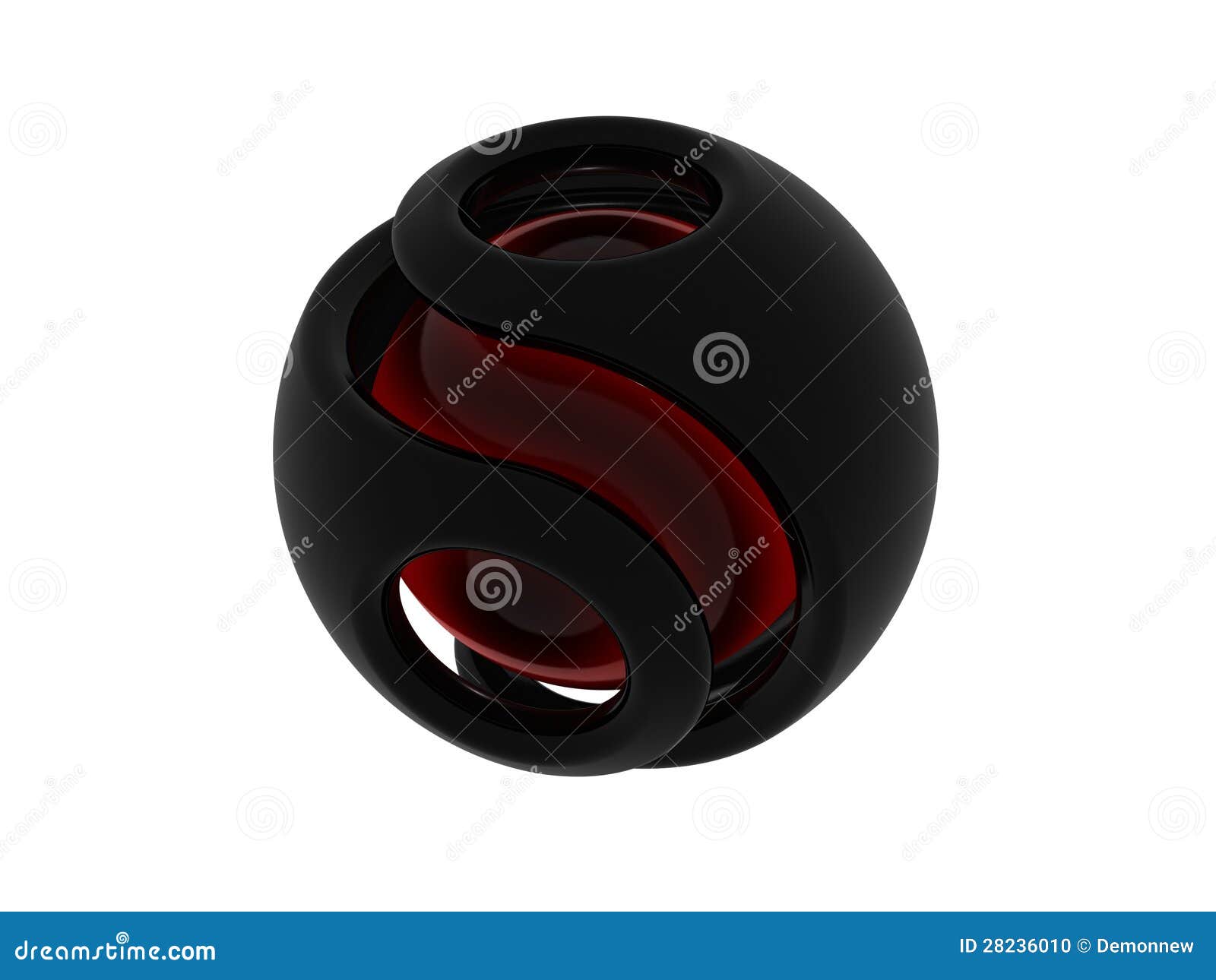 Glossy dark ball stock illustration. Illustration of desktop - 28236010