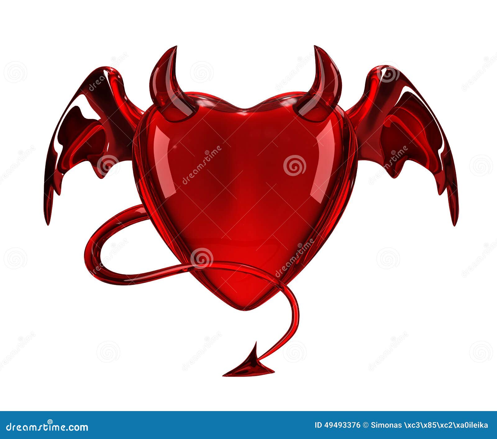Heart With Devil Wings