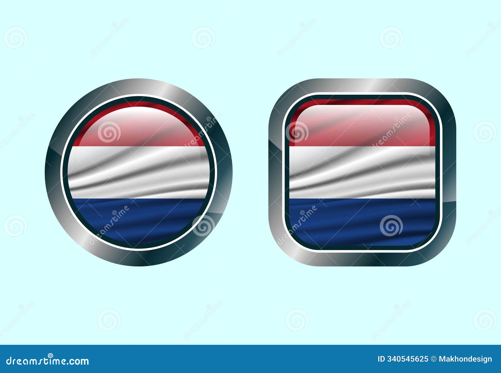 Netherlands Map. High Detail Borders, And The Correct Forms. Vector ...