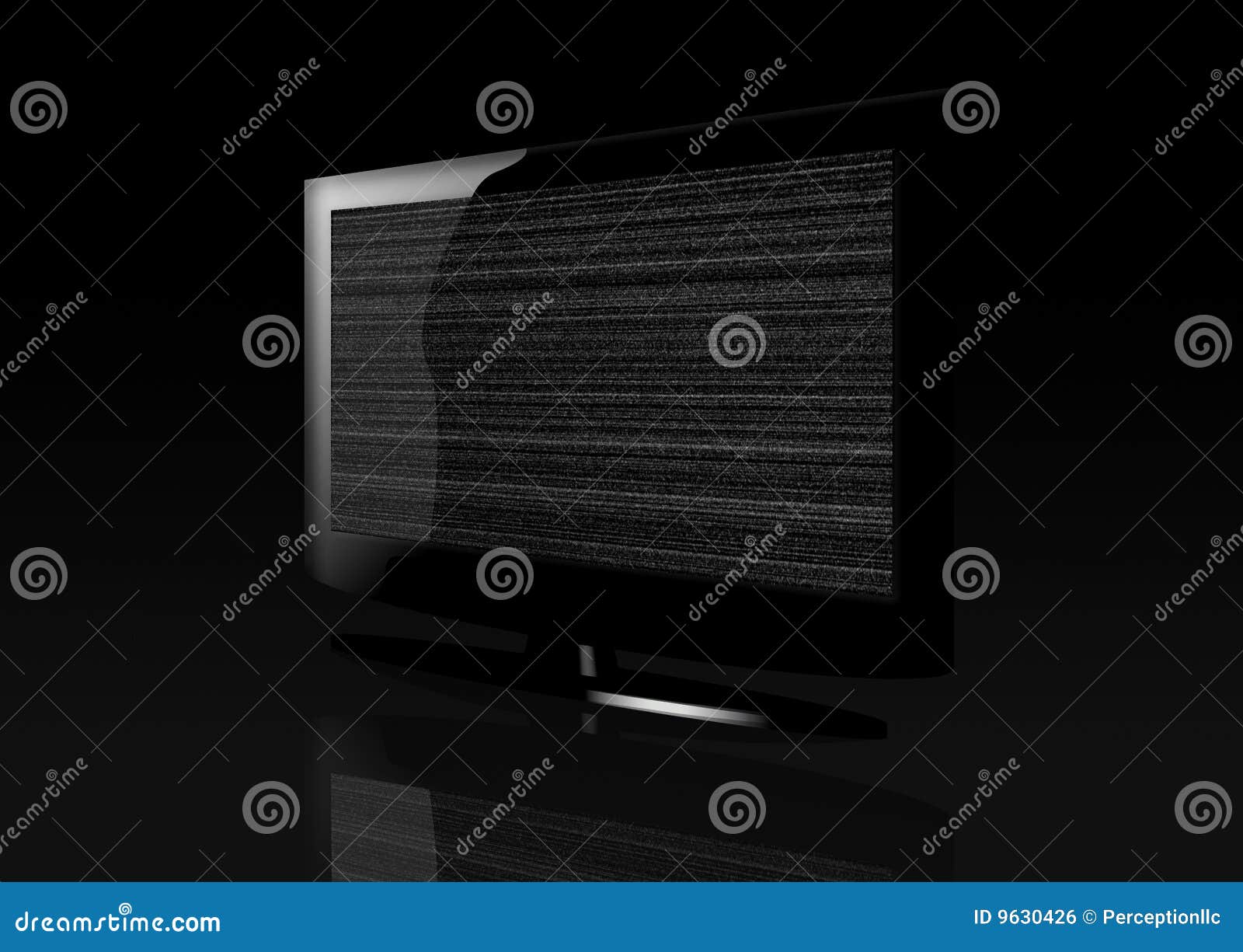Tv Screen With Static Noise, Bad Reception Stock Photography ...