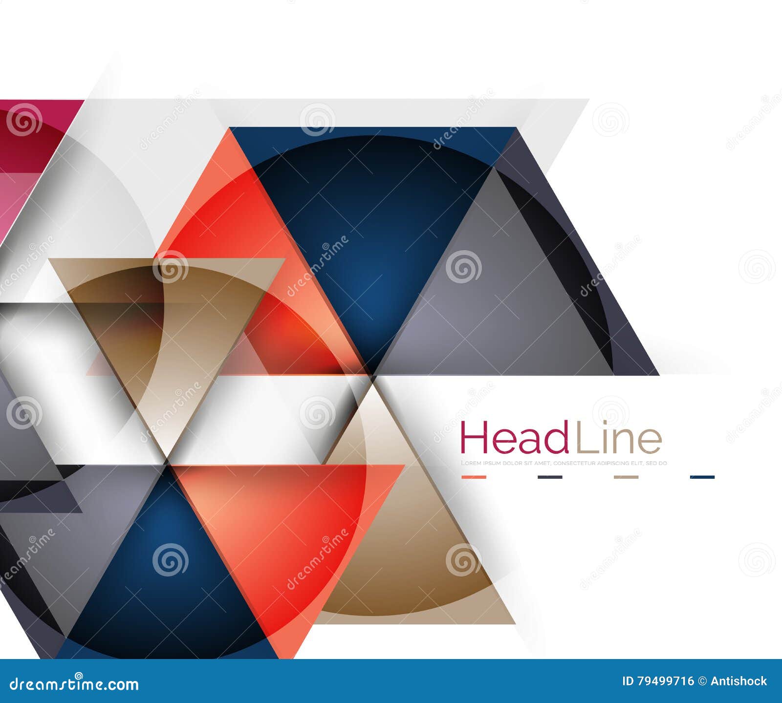 Triangle Layout Business Template, Infographic Background Vector ...