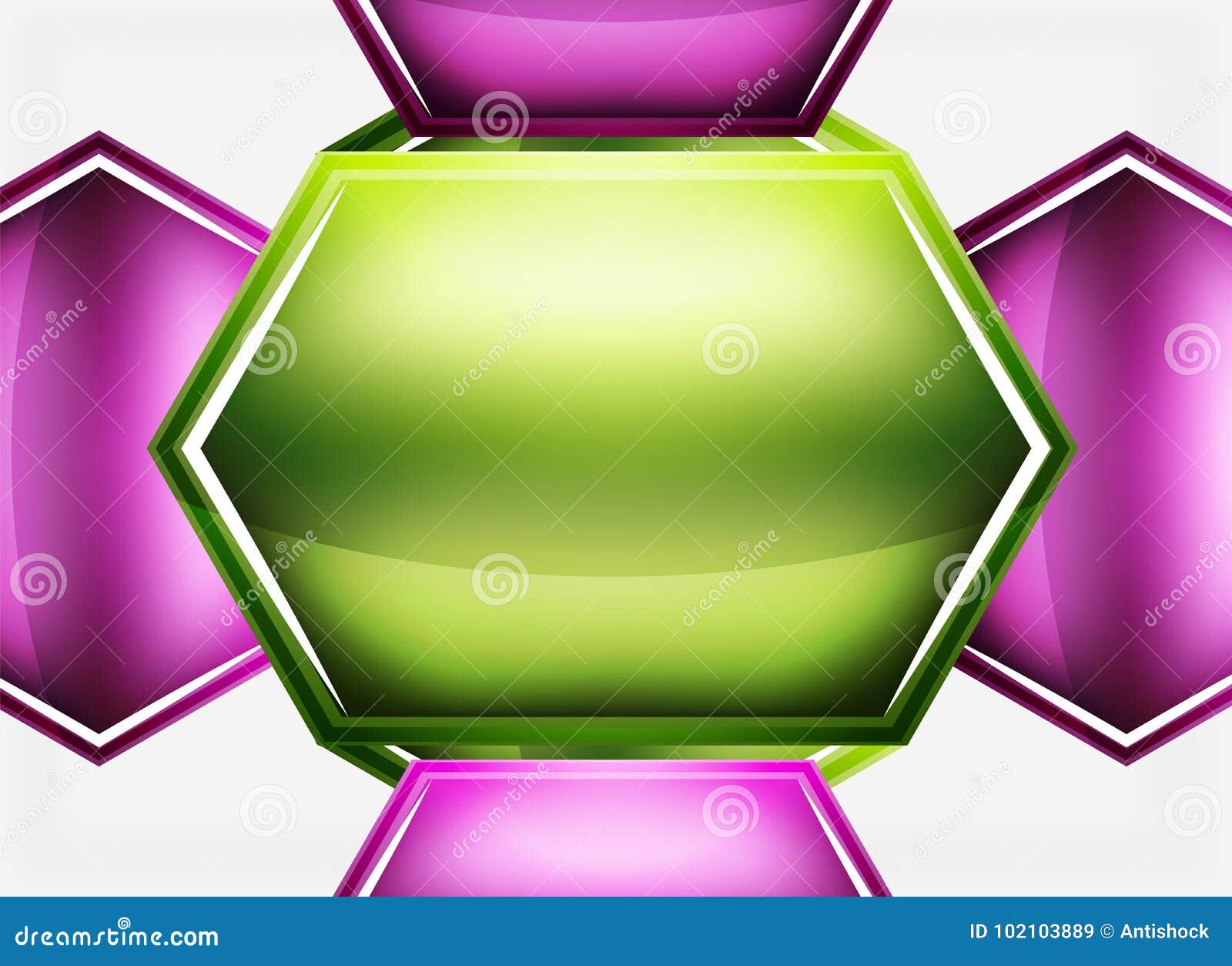 Glossy Glass Shapes Abstract Background Stock Vector - Illustration of ...