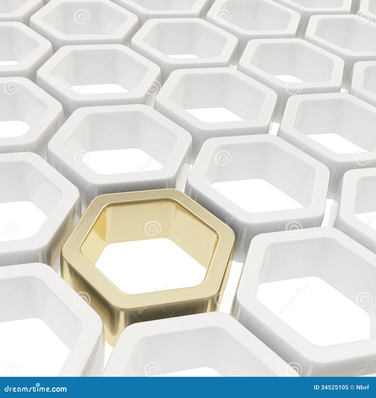 Glossy Hexagon Segments As Abstract Background Stock Illustration ...