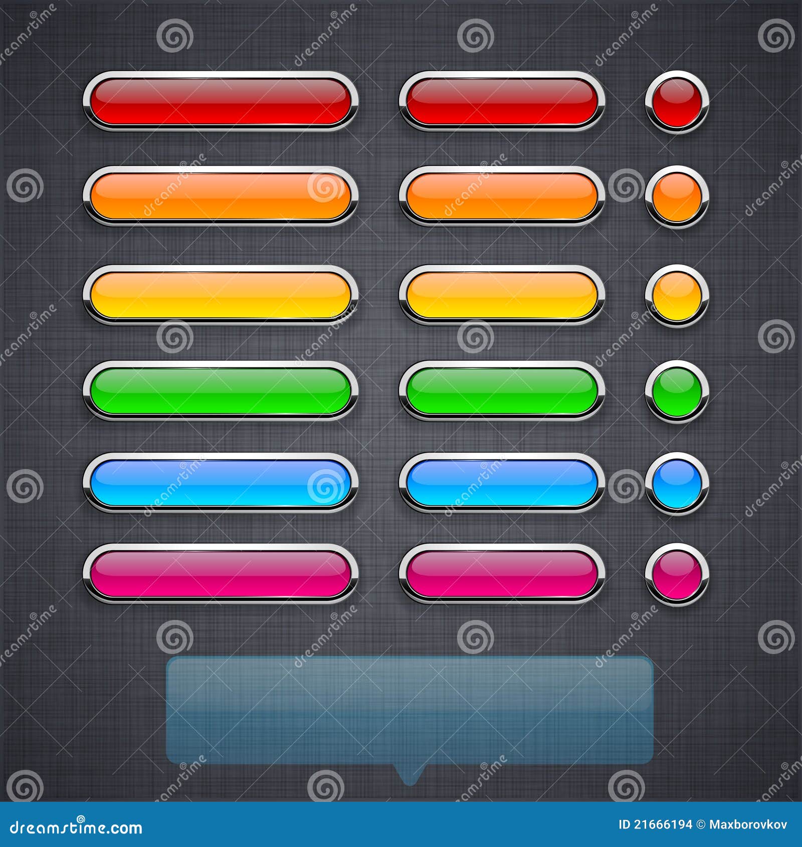 Glossy High Detailed Buttons Stock Illustrations – 130 Glossy High ...