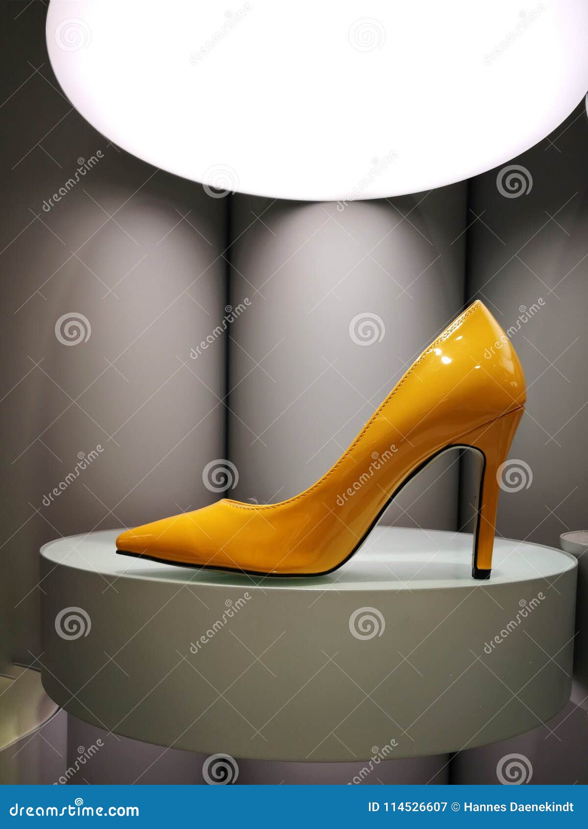 Glossy High Heel on Display Stock Image - Image of glamourous, glamour ...