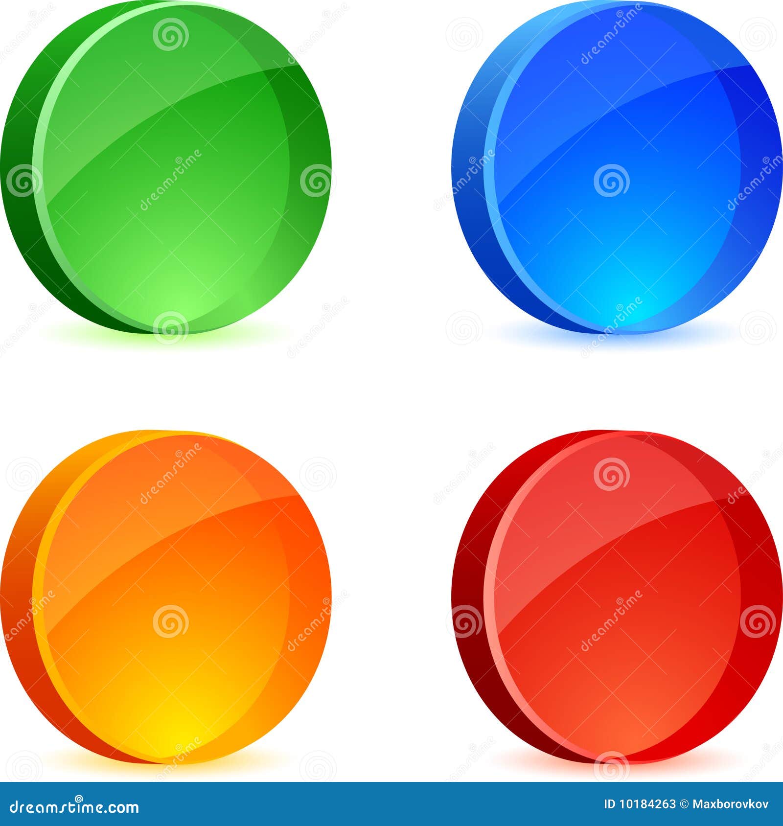 Glossy Icons. stock vector. Illustration of plastic, icon - 10184263
