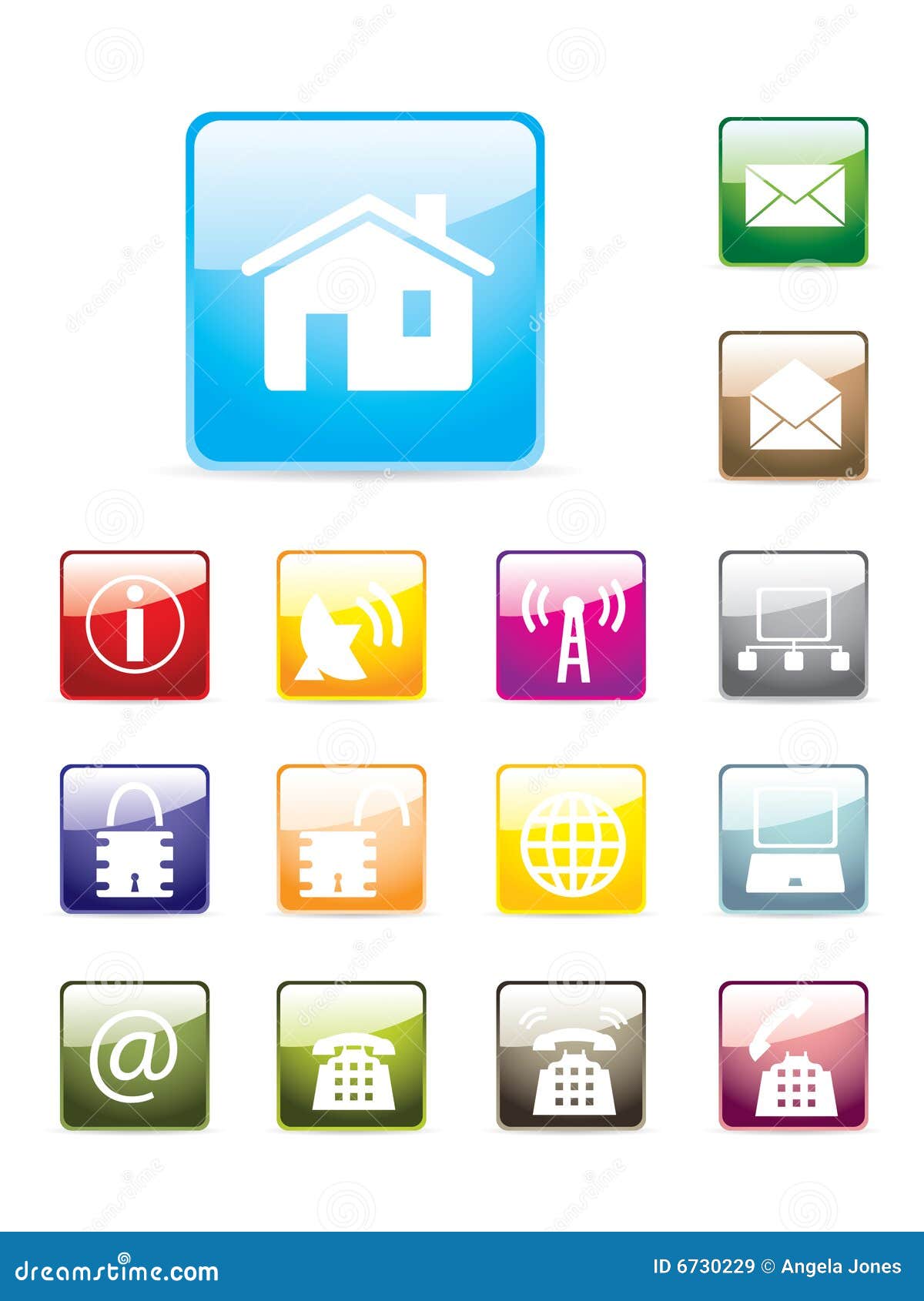 Glossy internet button set stock vector. Illustration of agent - 6730229