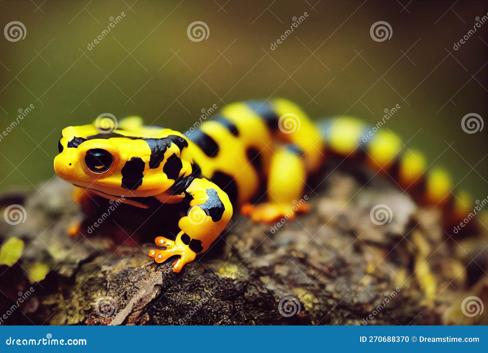 Glossy Light Yellow with Black Salamander Inserts Close-up. Stock ...