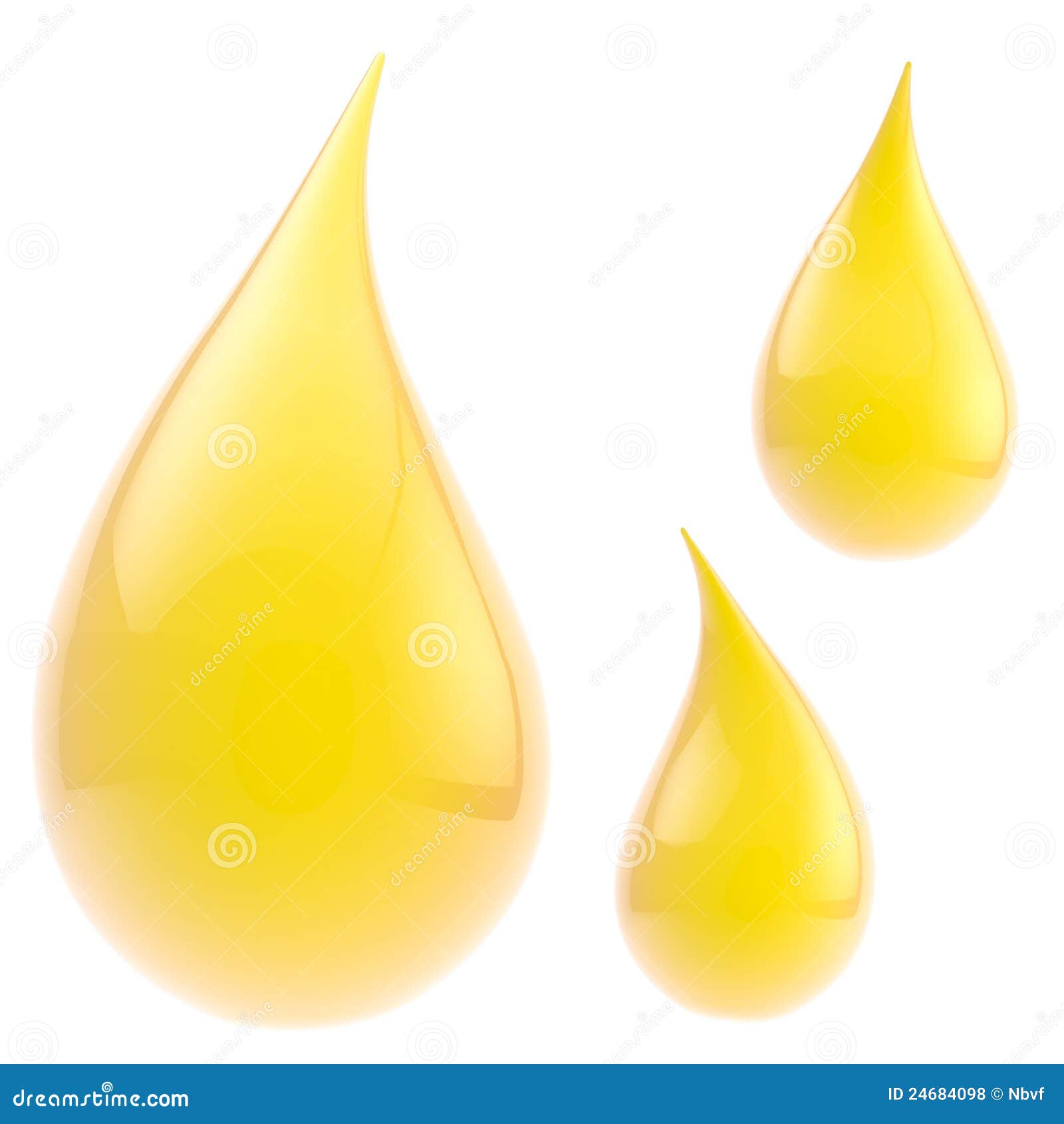 Glossy Liquid Drops Isolated Stock Illustration - Illustration of fluid ...