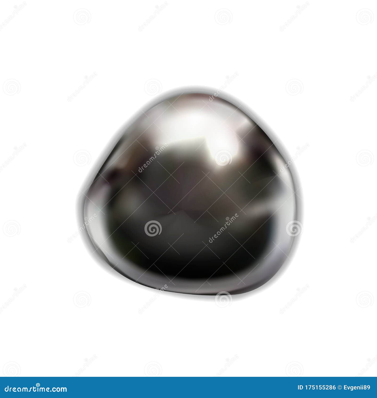 Metal Drop Vector Metallic Liquid Droplet Silver Realistic Splash And ...