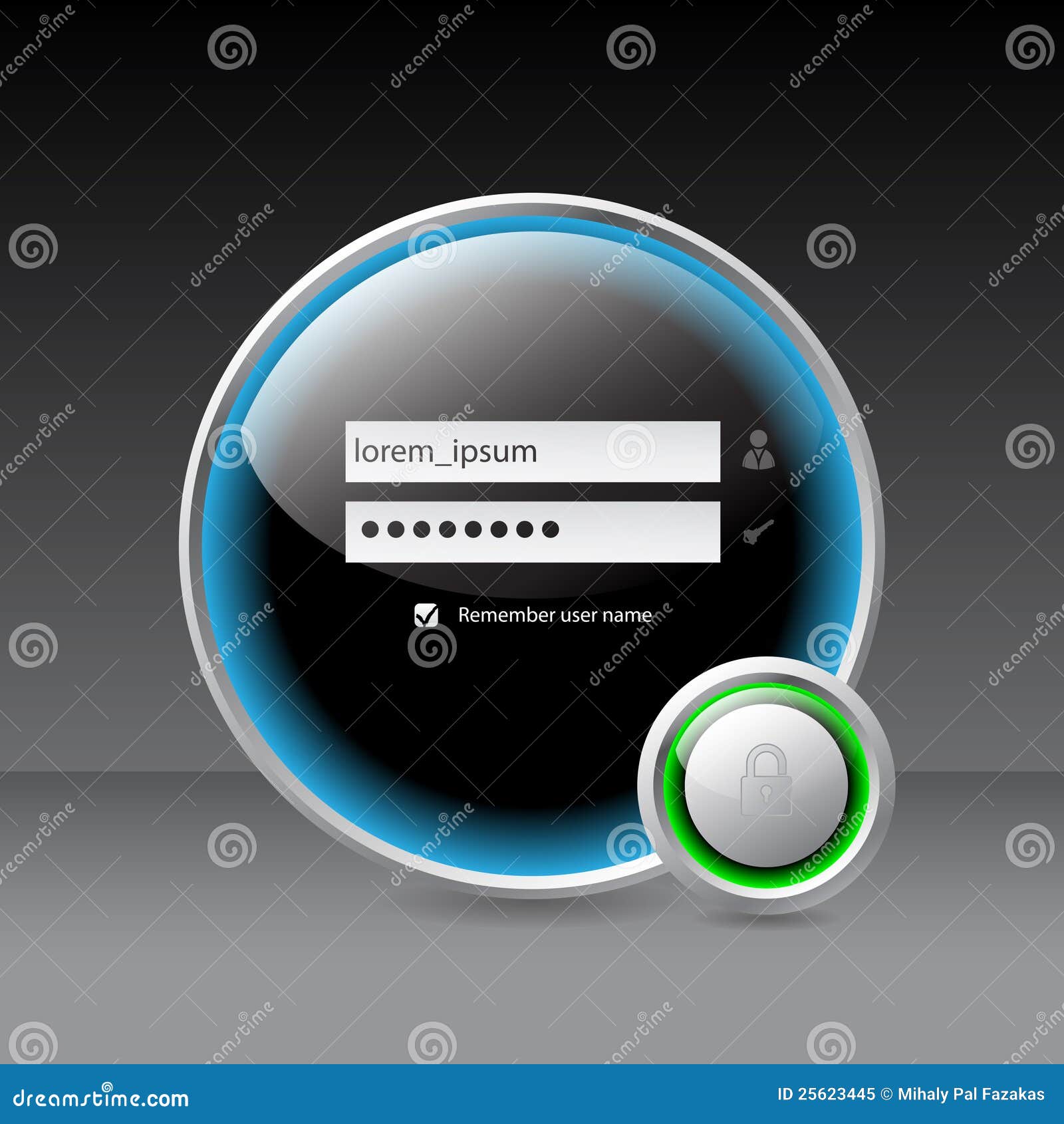 Login Screen UI, UX And GUI Template Layout. Royalty-Free Stock Photo ...