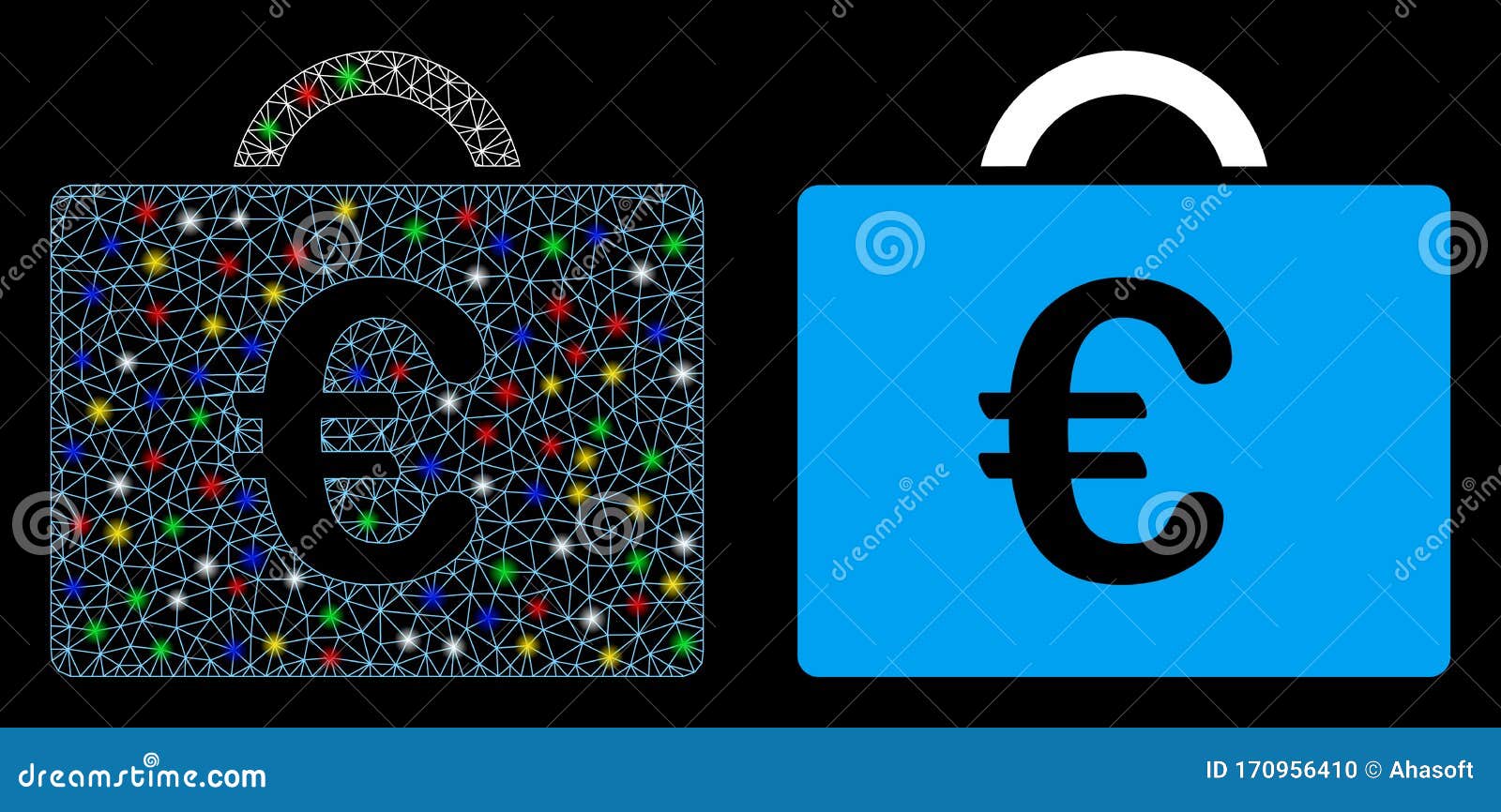 Glossy Mesh 2D Euro Bookkeeping Case Icon with Flare Spots Stock Vector ... Glossy Mesh 2D Euro Bookkeeping Case Icon with Flare Spots Stock Vector ...