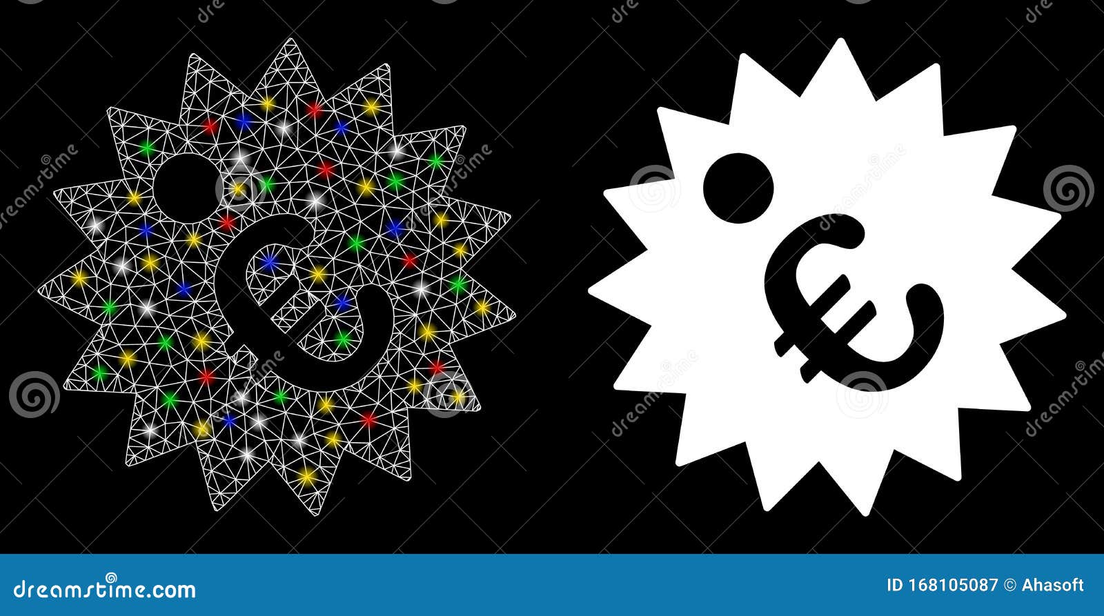 Glossy Mesh Network Euro Price Tag Icon with Flash Spots Stock Vector ... Glossy Mesh Network Euro Price Tag Icon with Flash Spots Stock Vector ...