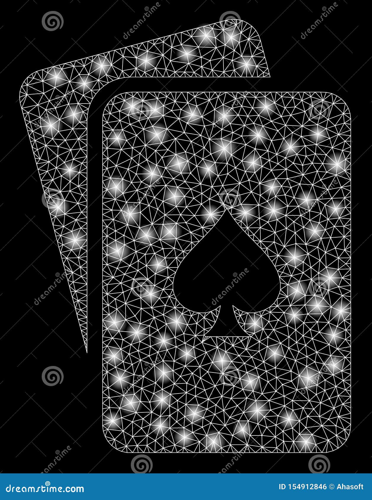 Glossy Mesh Network Peaks Playing Cards with Flare Spots Stock Vector ... Glossy Mesh Network Peaks Playing Cards with Flare Spots Stock Vector ...
