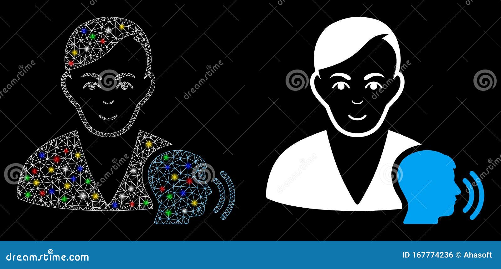 Glossy Mesh Network Psychoanalysis Talking Icon with Flash Spots Stock ... Glossy Mesh Network Psychoanalysis Talking Icon with Flash Spots Stock ...