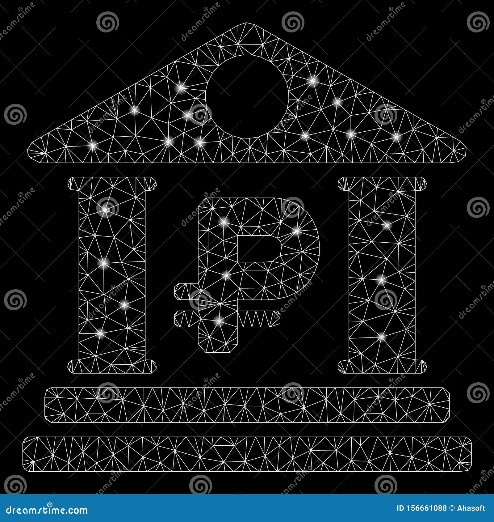 Glossy Mesh Network Rouble Bank Building with Flare Spots Stock Vector ... Glossy Mesh Network Rouble Bank Building with Flare Spots Stock Vector ...