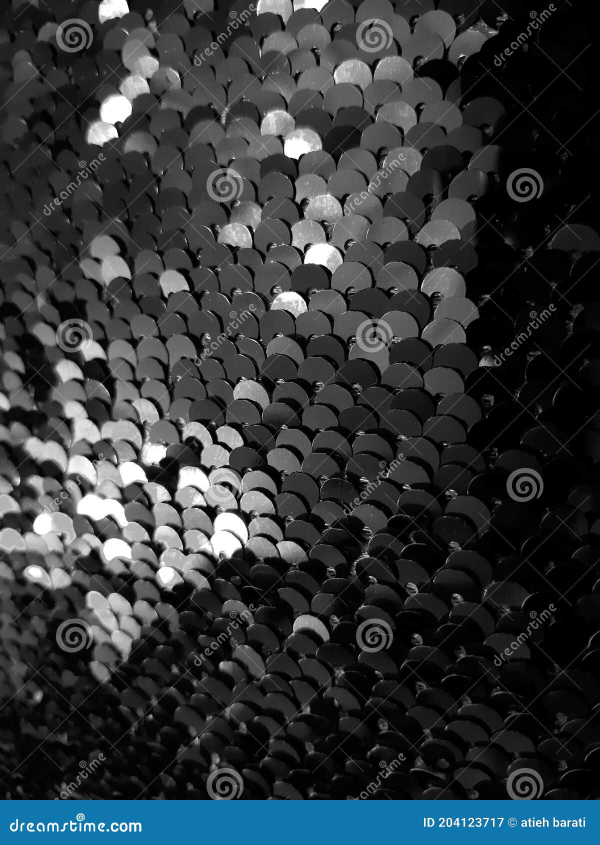 Glossy monochrome scales stock image. Image of textile - 204123717