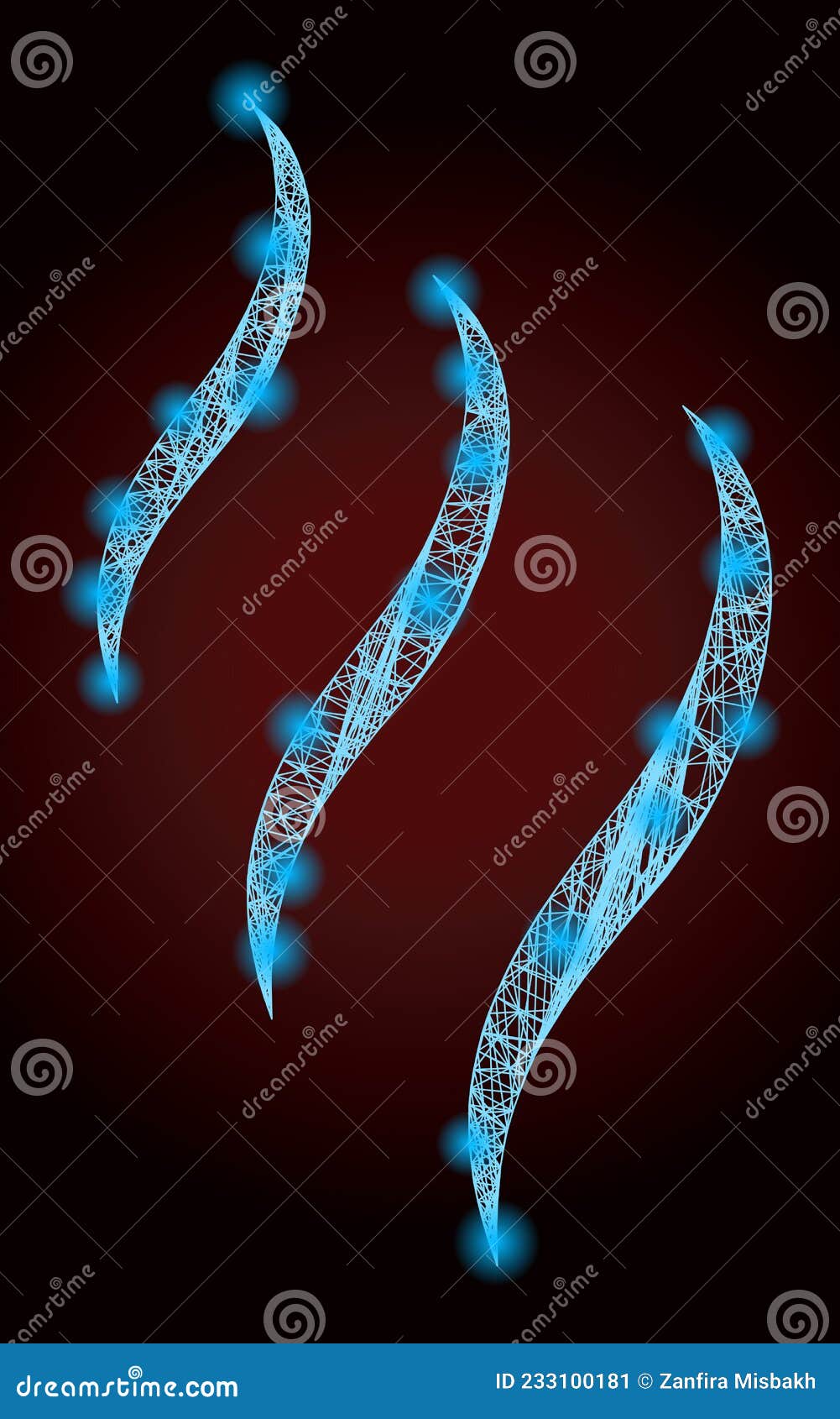 Glossy Network Mesh Vapour Smell with Light Spots Stock Vector ...