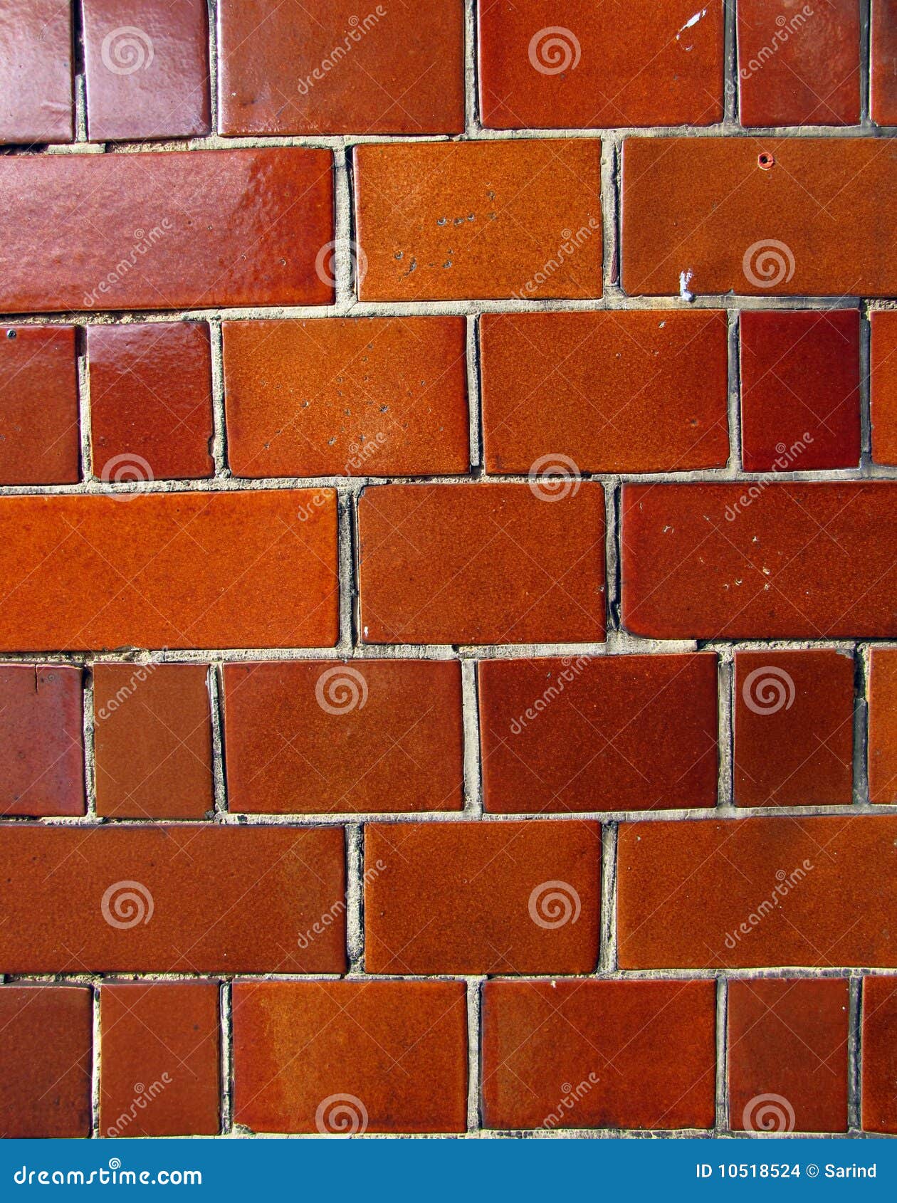 Glossy orange brick wall stock photo. Image of lacquered - 10518524