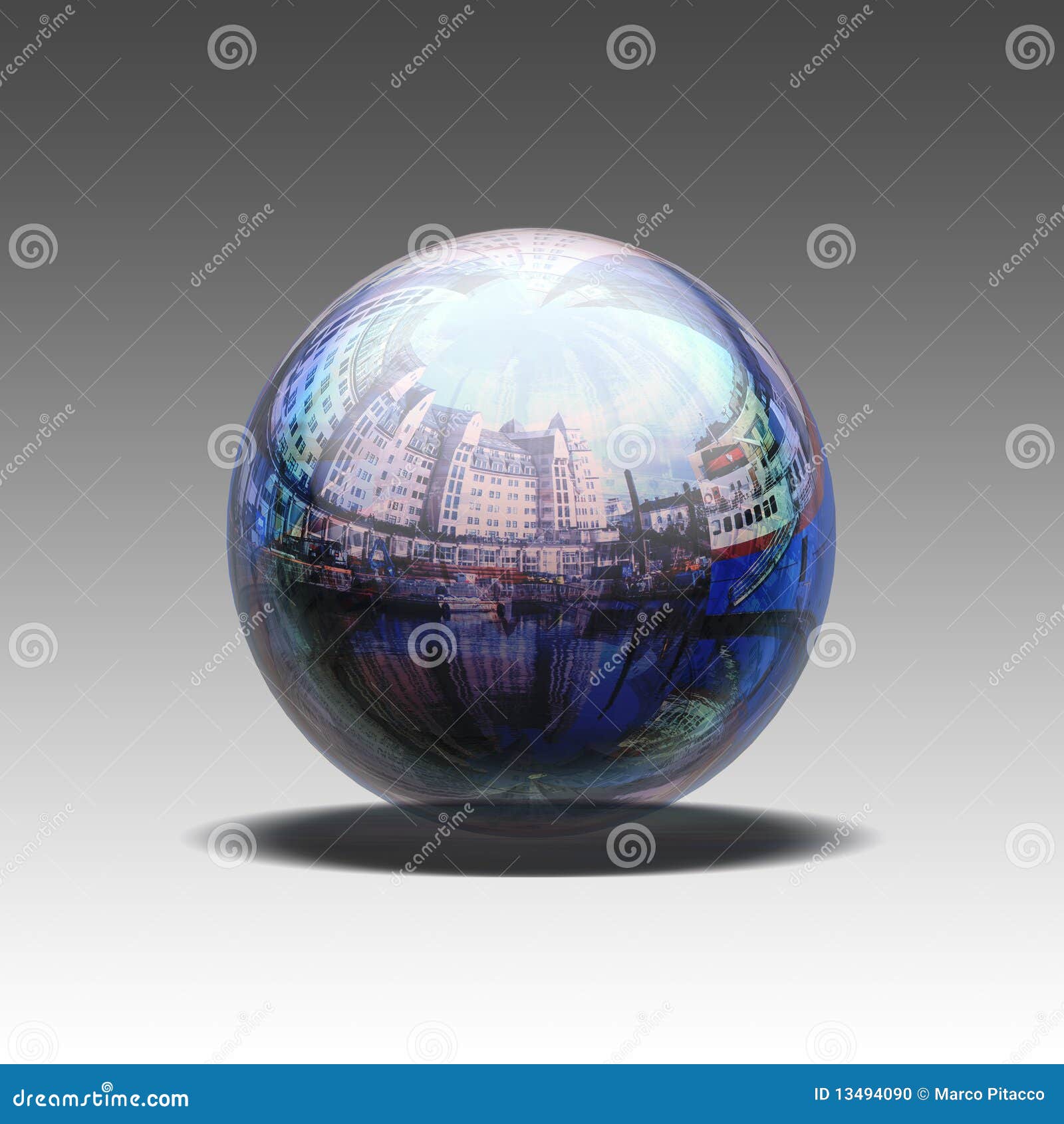 Glossy Orb stock illustration. Illustration of abstract - 13494090