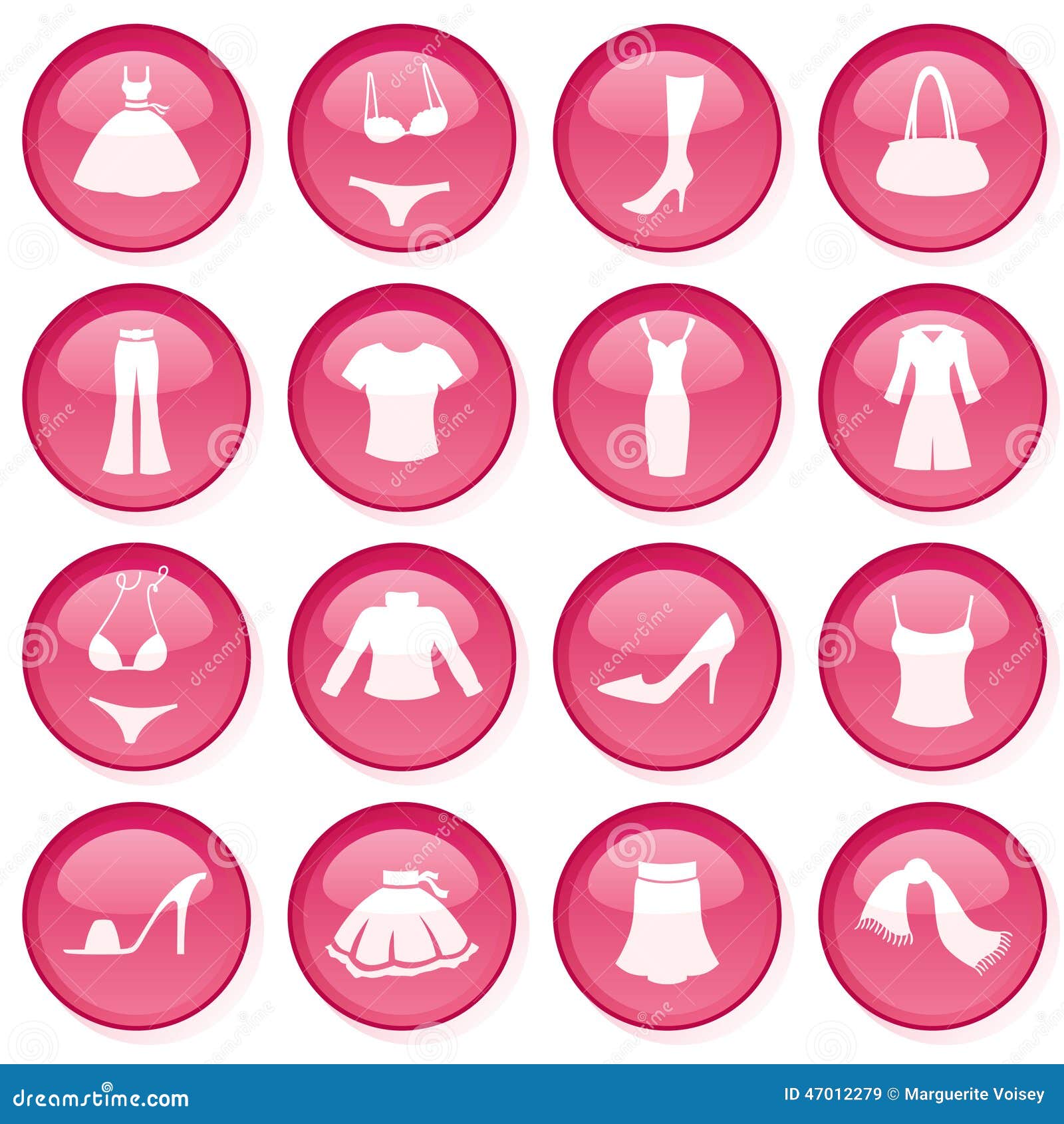 Glossy Pink Fashion stock vector. Illustration of boot - 47012279