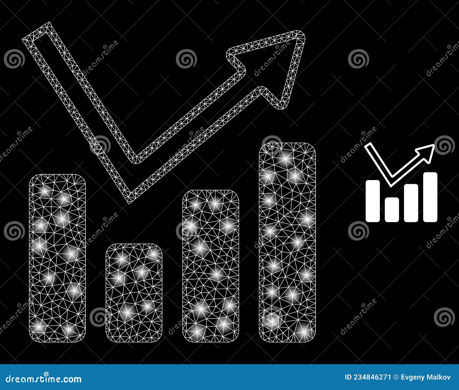 Vector Mesh Web Graph Chart with Illumitated Wire Frame Flares Stock ... Vector Mesh Web Graph Chart with Illumitated Wire Frame Flares Stock ...