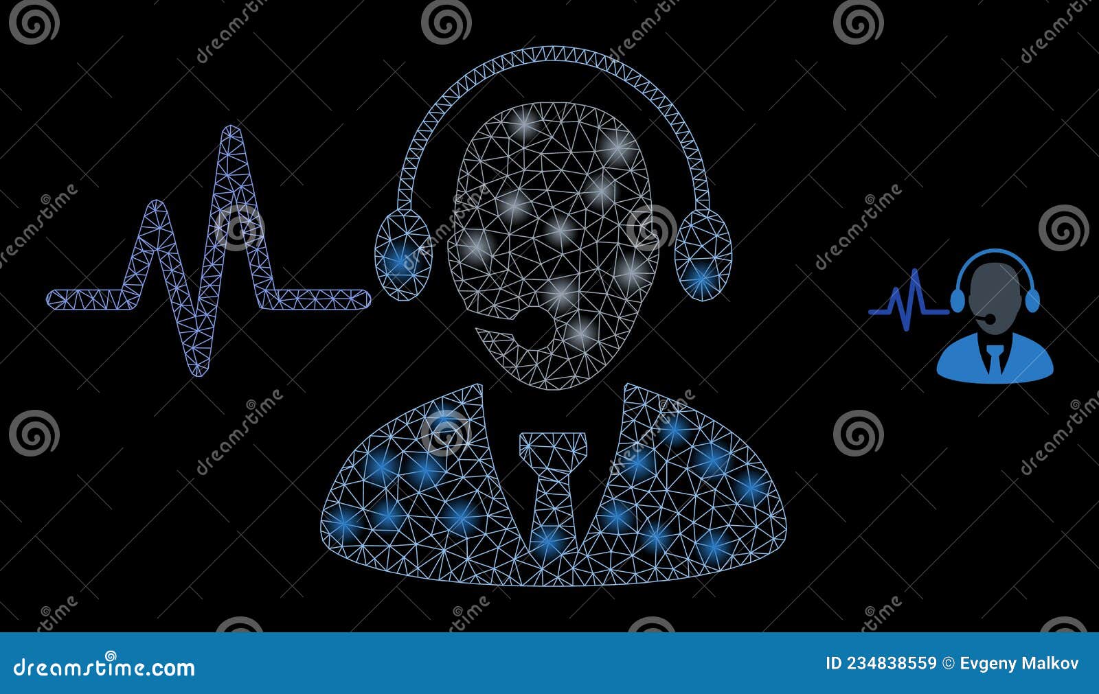 Vector Mesh Net Operator Sound Signal with Majestic Carcass Stars Stock ... Vector Mesh Net Operator Sound Signal with Majestic Carcass Stars Stock ...