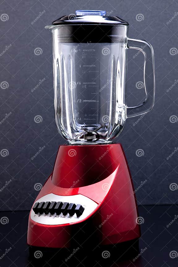 Glossy Red Blender stock image. Image of drinks, preparation - 24135037