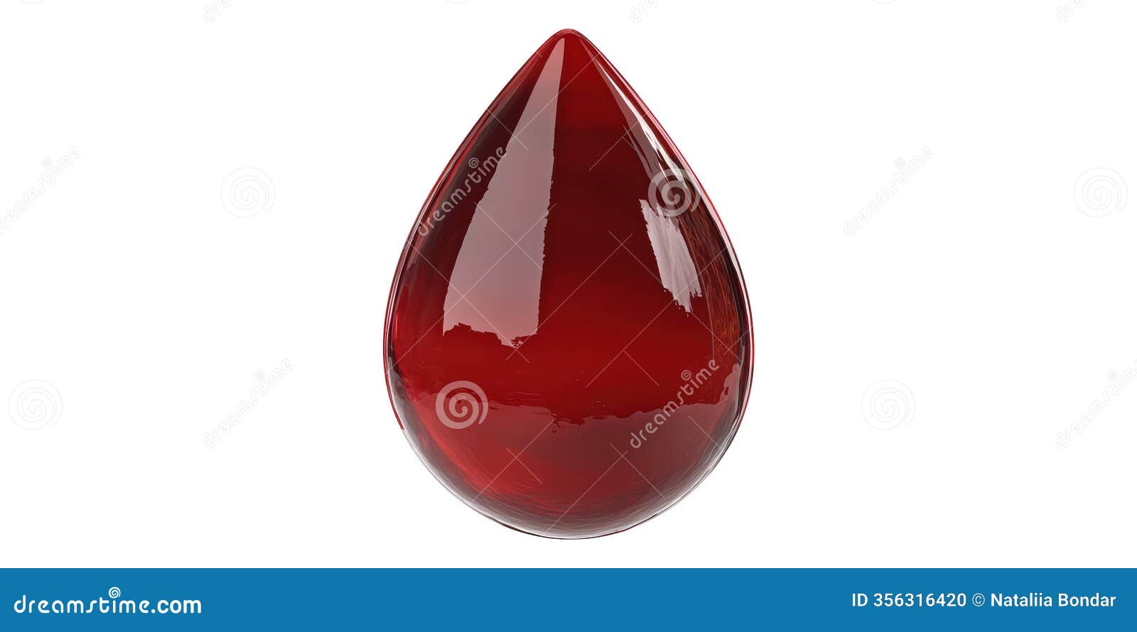 Glossy Red Blood Drop Isolated on Transparent Background Stock Photo ...