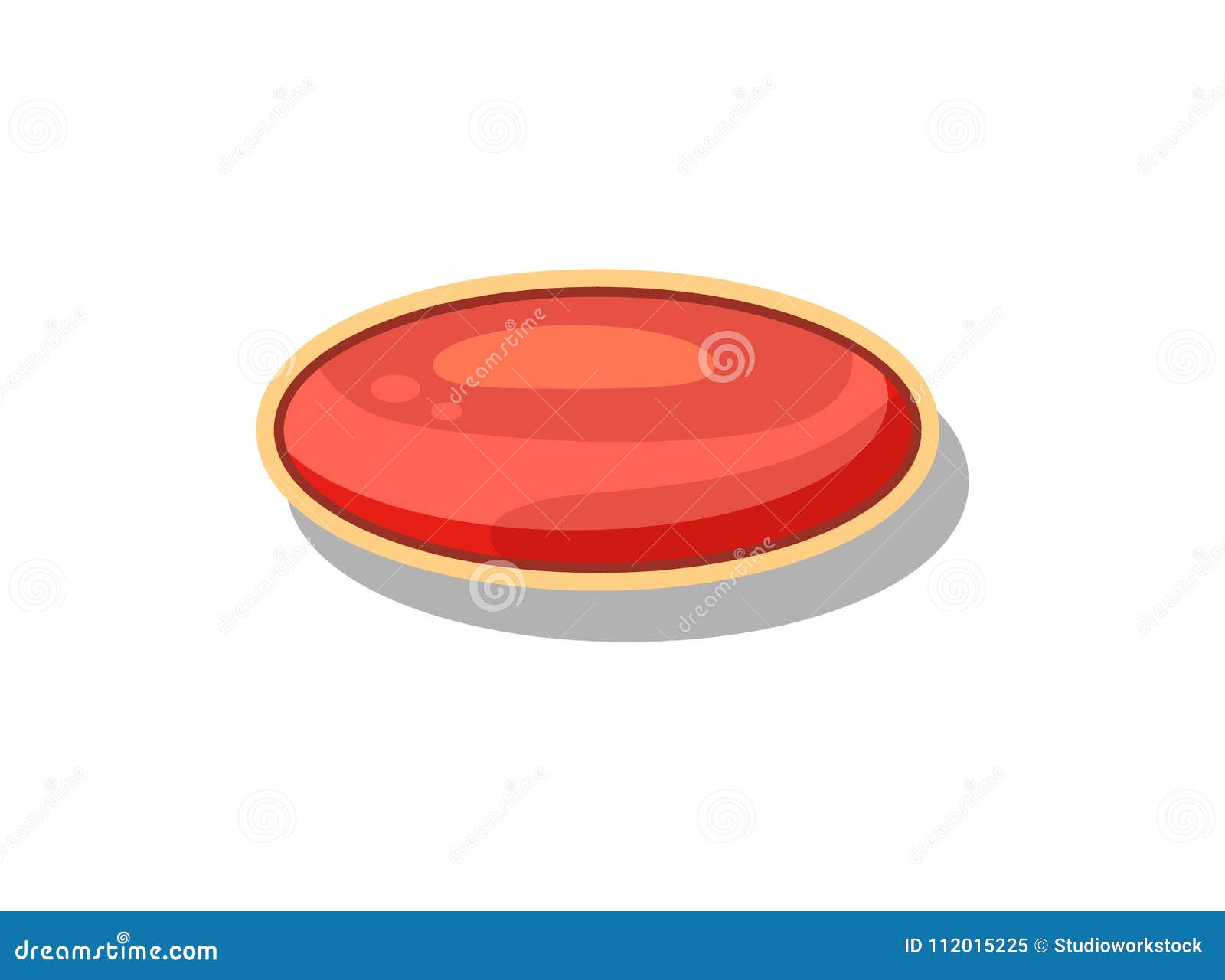 Glossy Red Button for Computer Game Menu Interface Stock Vector ...