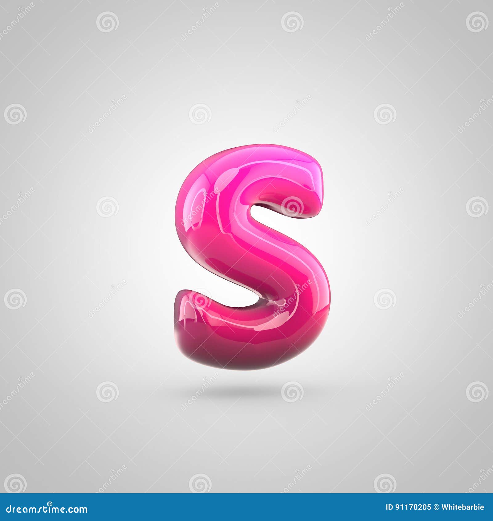 Bubble Letters Lowercase S