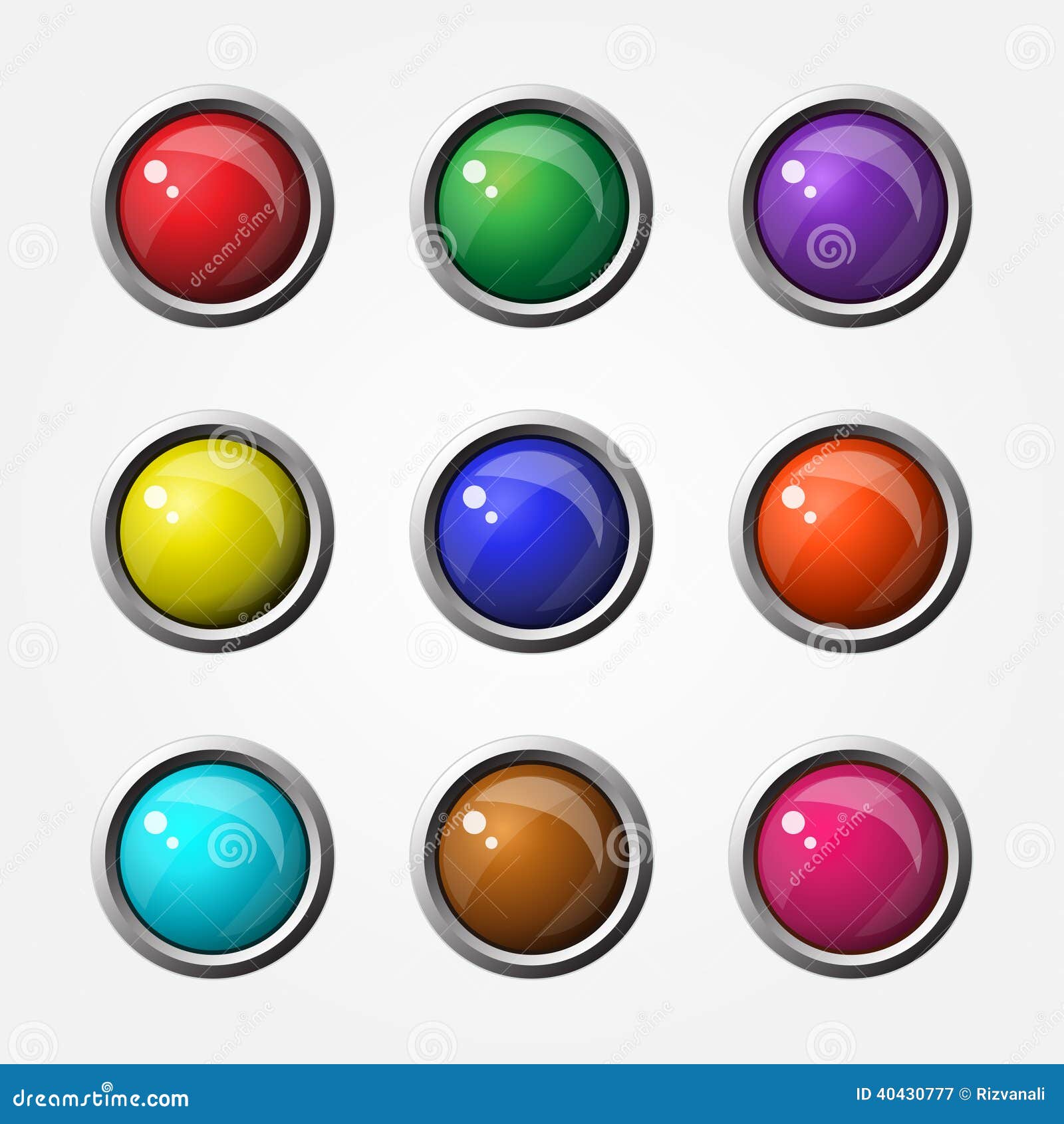 Glossy Rounded Rectangular Buttons Stock Vector - Illustration of ... Glossy Rounded Rectangular Buttons Stock Vector - Illustration of ...