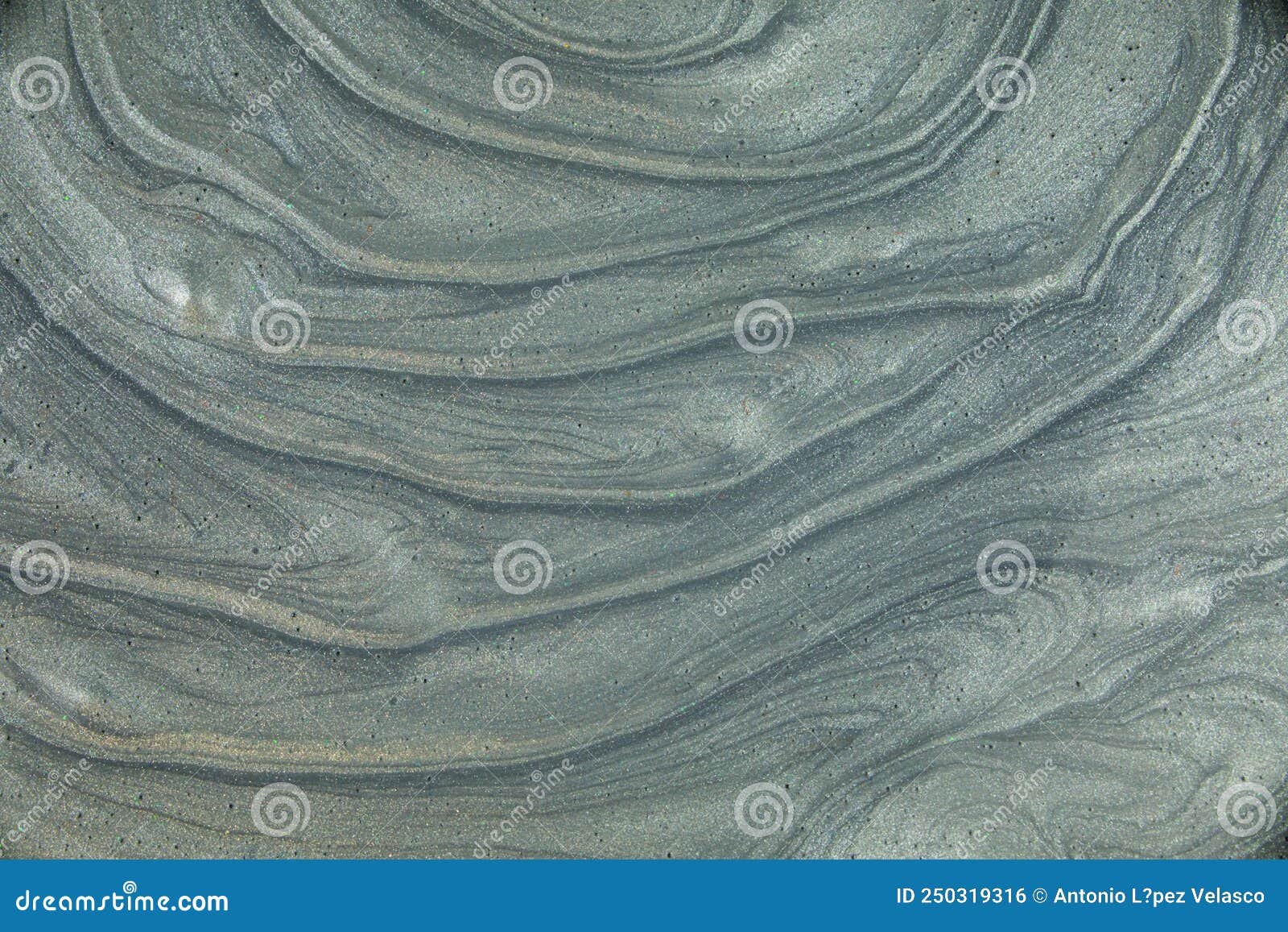 Glossy, Silvery, Smooth and Light Paint Texture that Simulates a Watery ...