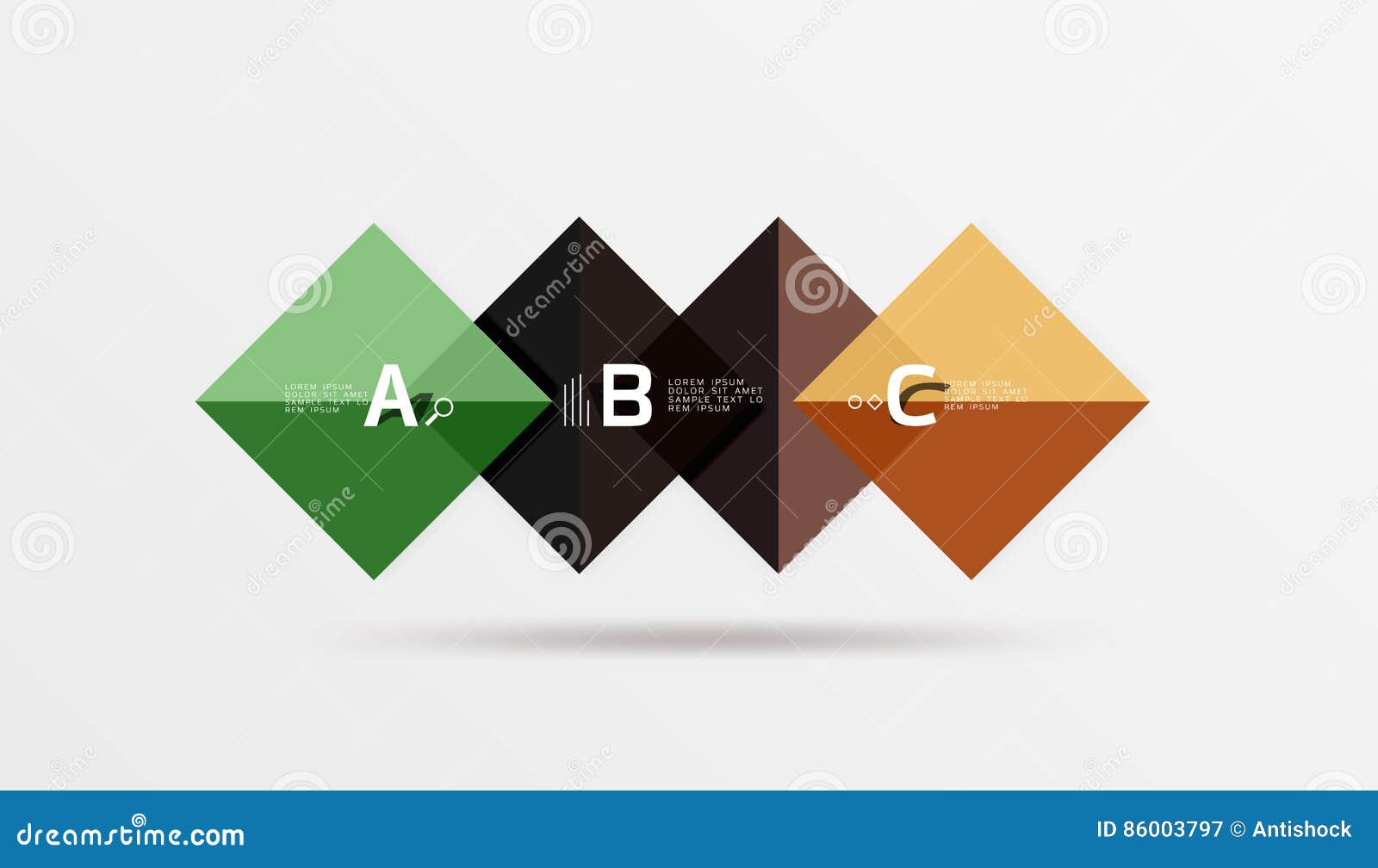 Glossy Squares with Text, Abstract Geometric Design Concept Stock ...