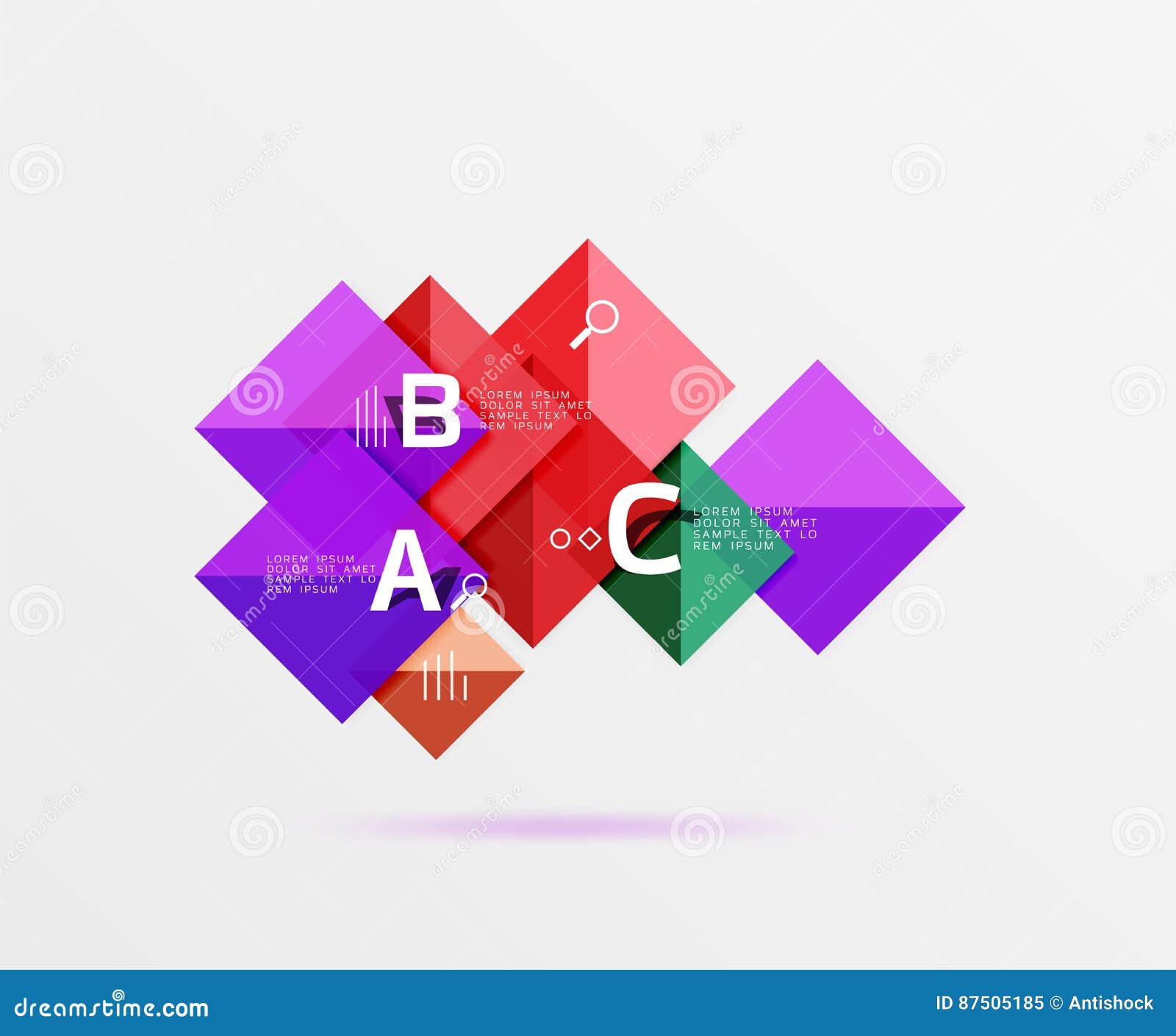 Glossy Squares with Text, Abstract Geometric Design Concept Stock ... Glossy Squares with Text, Abstract Geometric Design Concept Stock ...