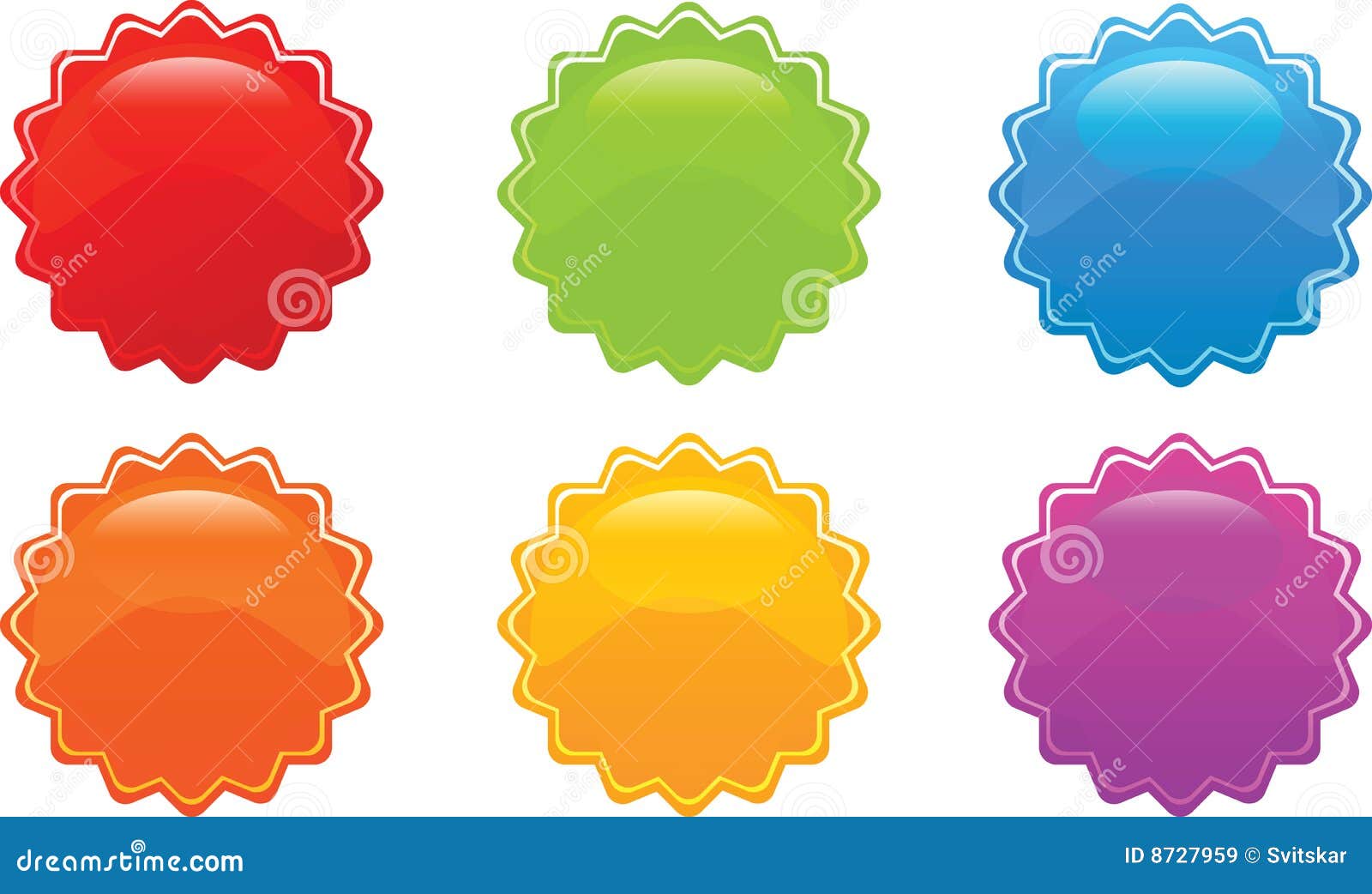 Glossy sticker stock vector. Illustration of generated - 8727959